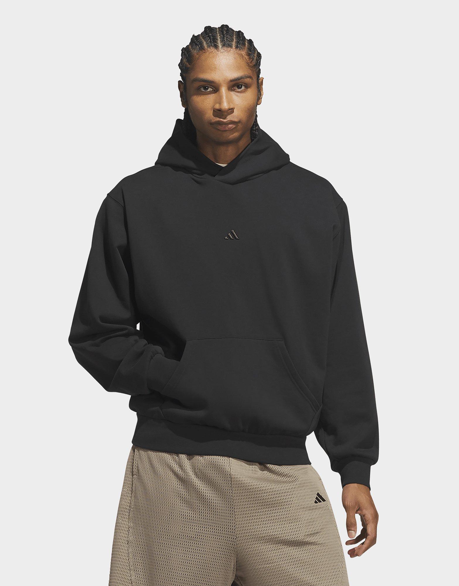 Black adidas ADIDAS BASKETBALL FLEECE HOODIE | JD Sports UK
