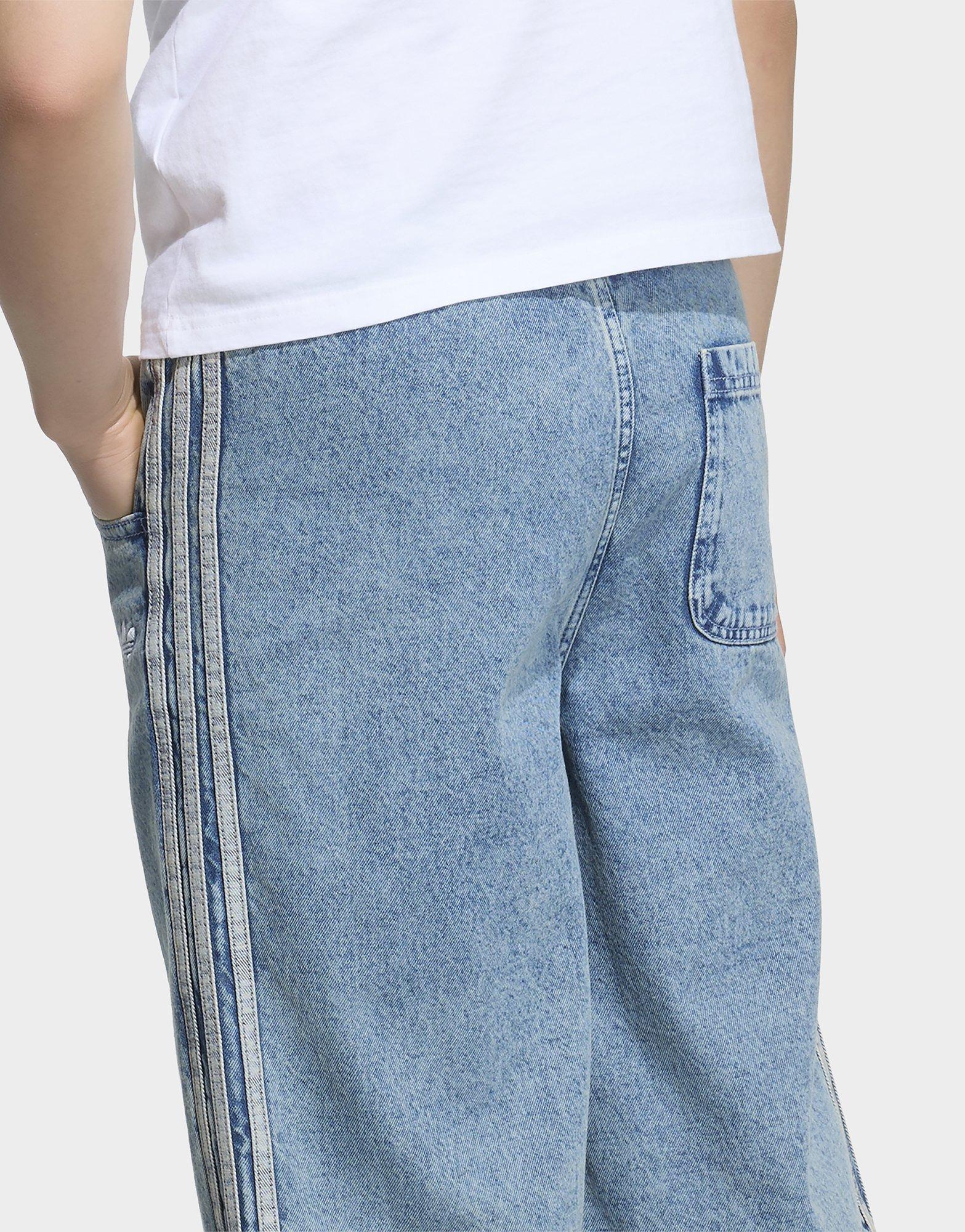 Blue adidas adidas LOOSE DENIM JORTS | JD Sports UK