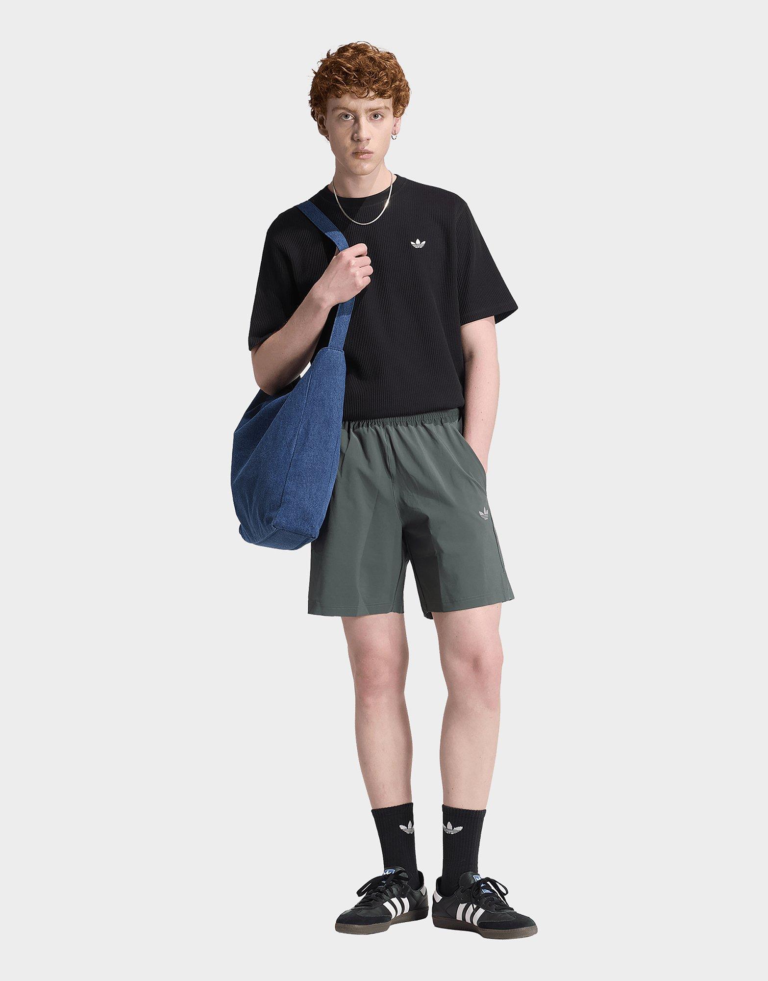 Black adidas adidas TREFOIL ESSENTIALS WAFFLE T-SHIRT | JD Sports UK