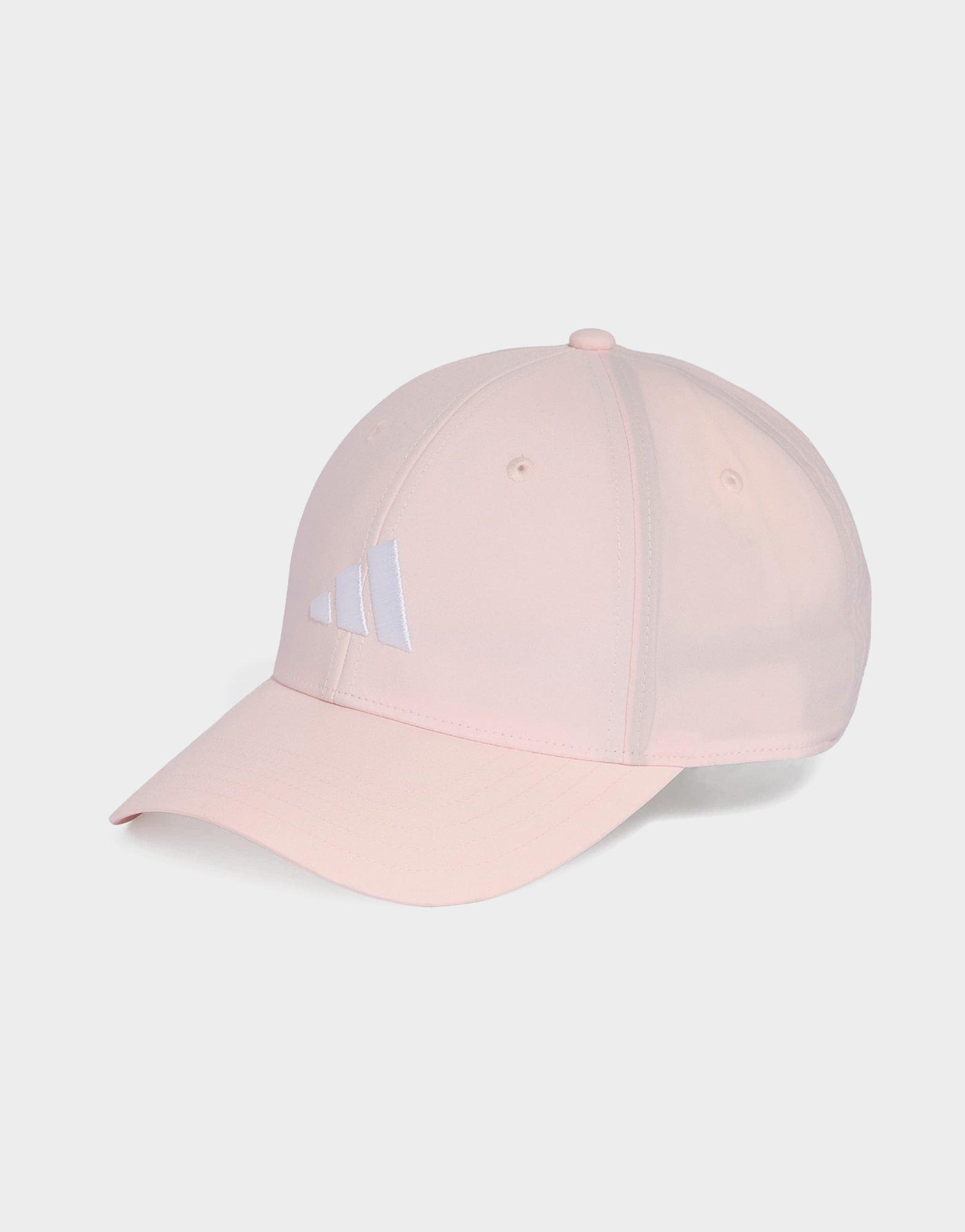 Pink adidas adidas New Logo Embroidered Baseball Cap | JD Sports UK