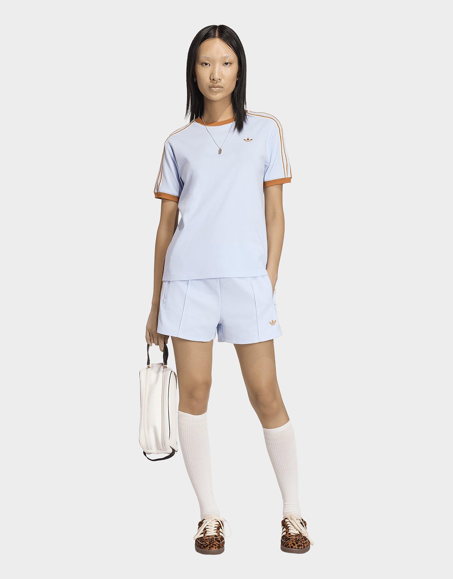 Blue adidas adidas ADIDAS ORIGINALS SUMMER GLOW ADVANCED THREE STRIPES ...