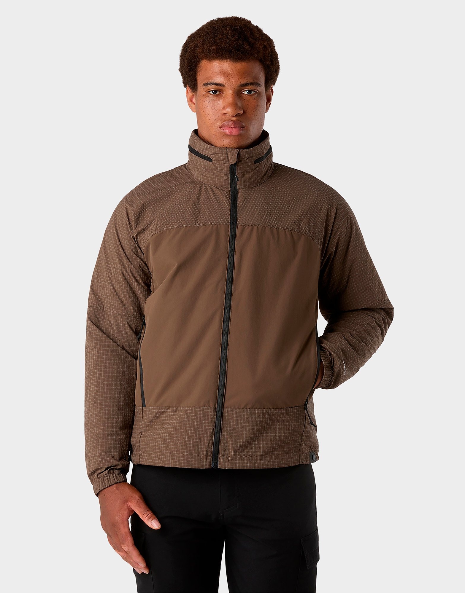 Brown The North Face M HKE Utility Wind Jacket | JD Sports UK