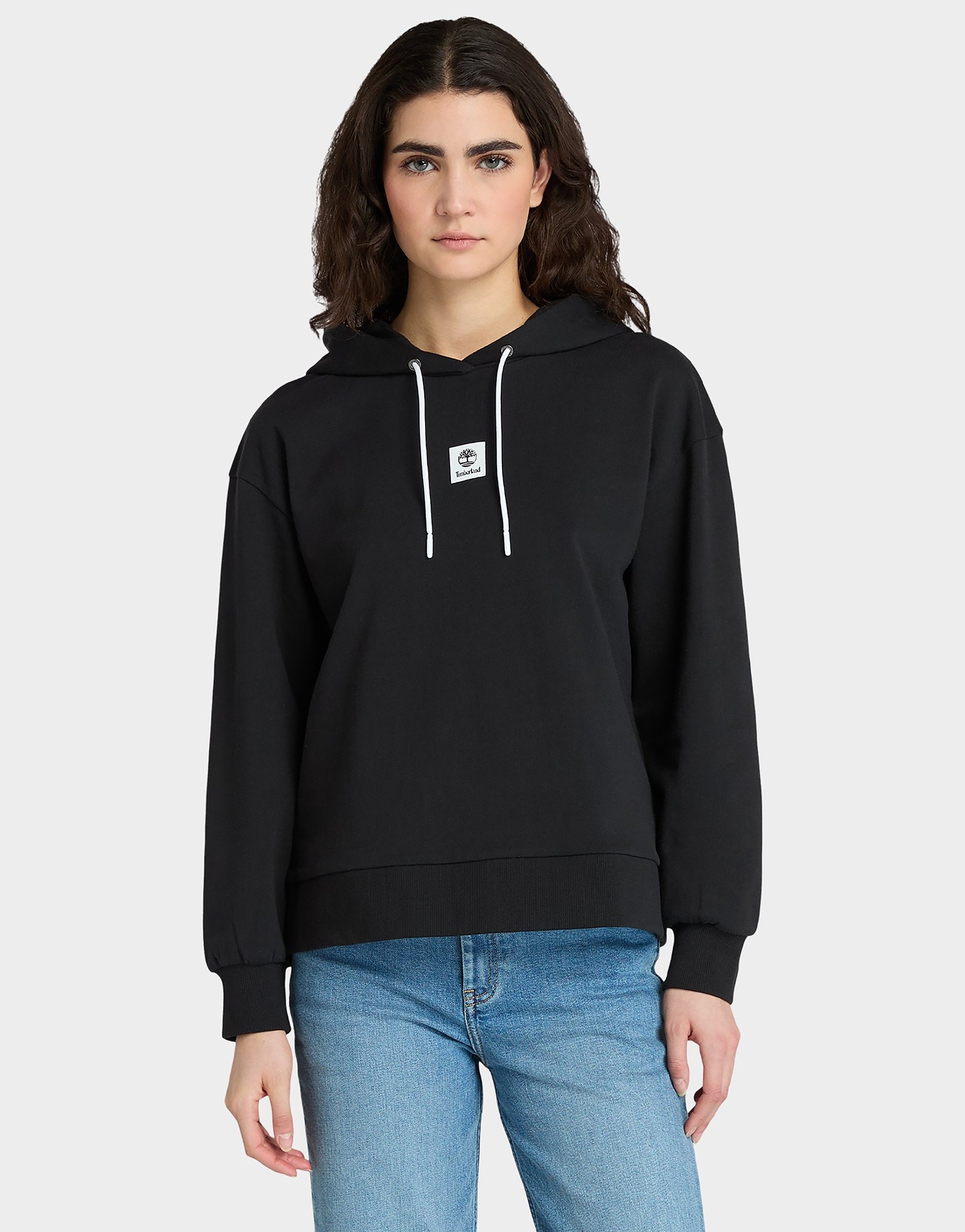 Black Timberland Loop Back Hoodie | JD Sports UK