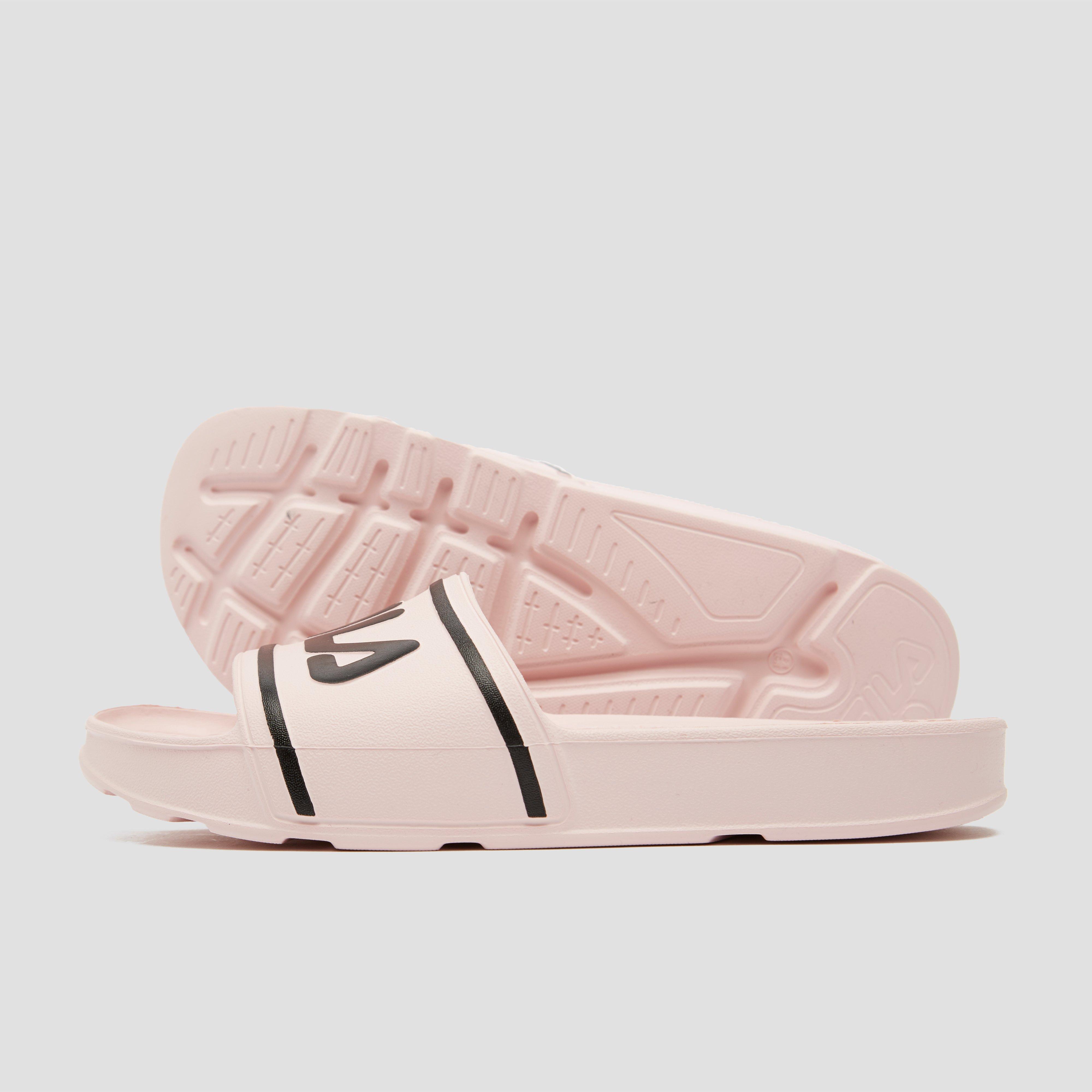 fila sleek slide slippers roze dames