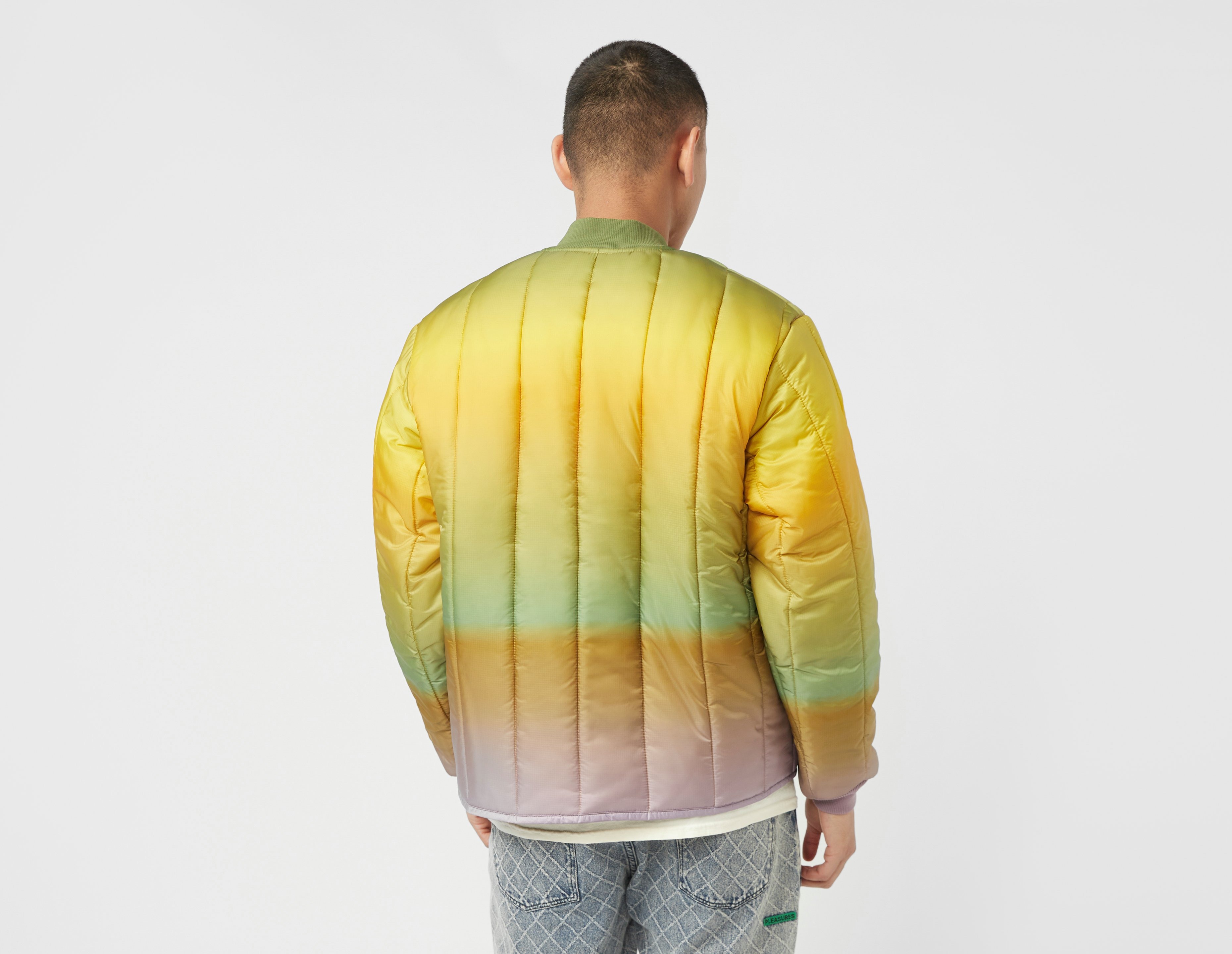 Yellow Pleasures Incense Puffer Work Jacket | size? Ireland