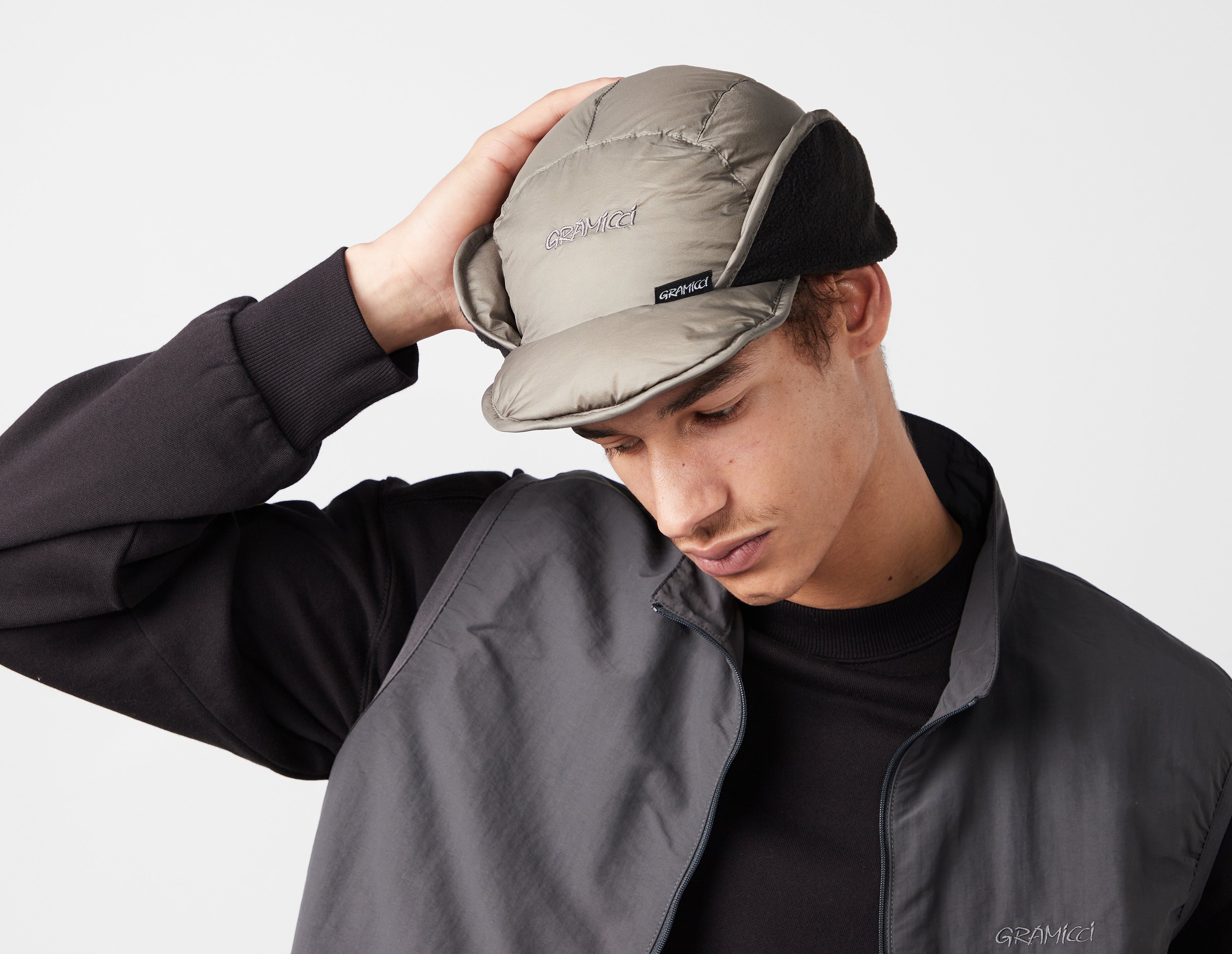 Grey Gramicci Down Mountain Cap | size? Ireland