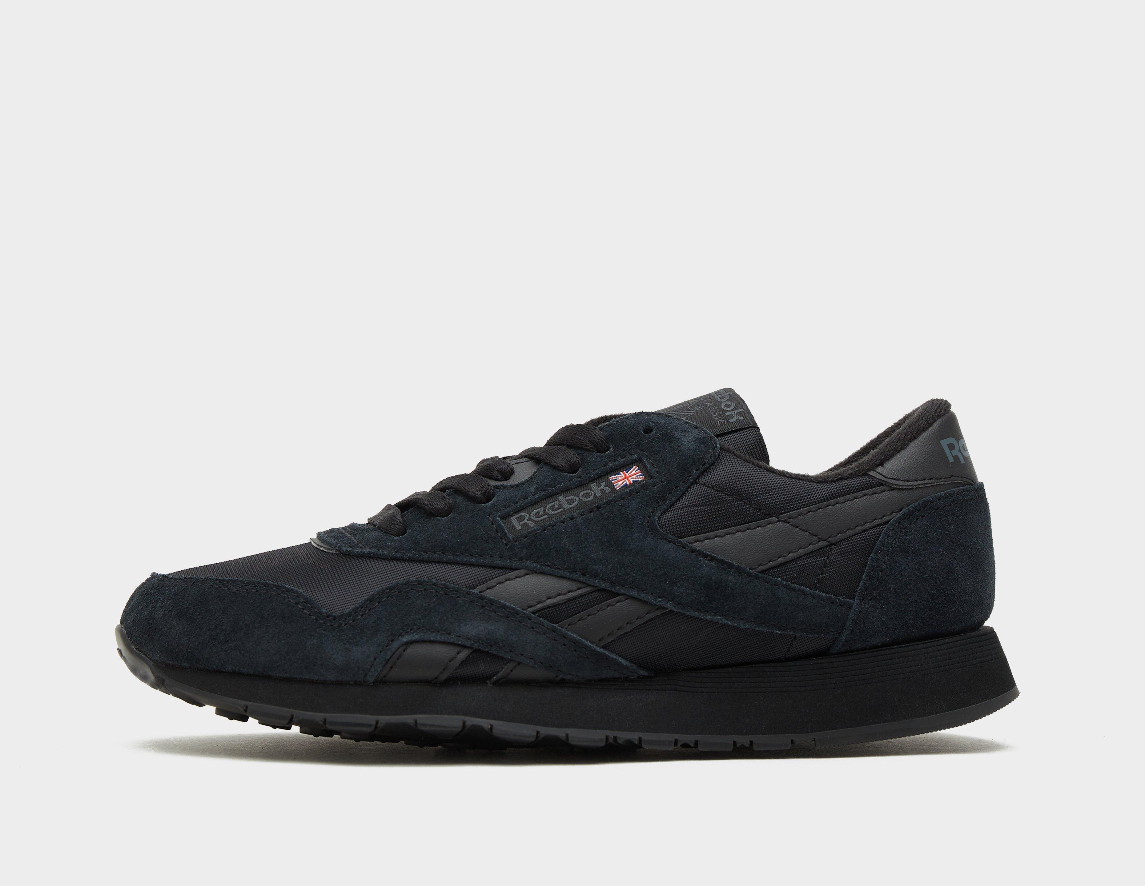 Women's black reebok classics new arrivals