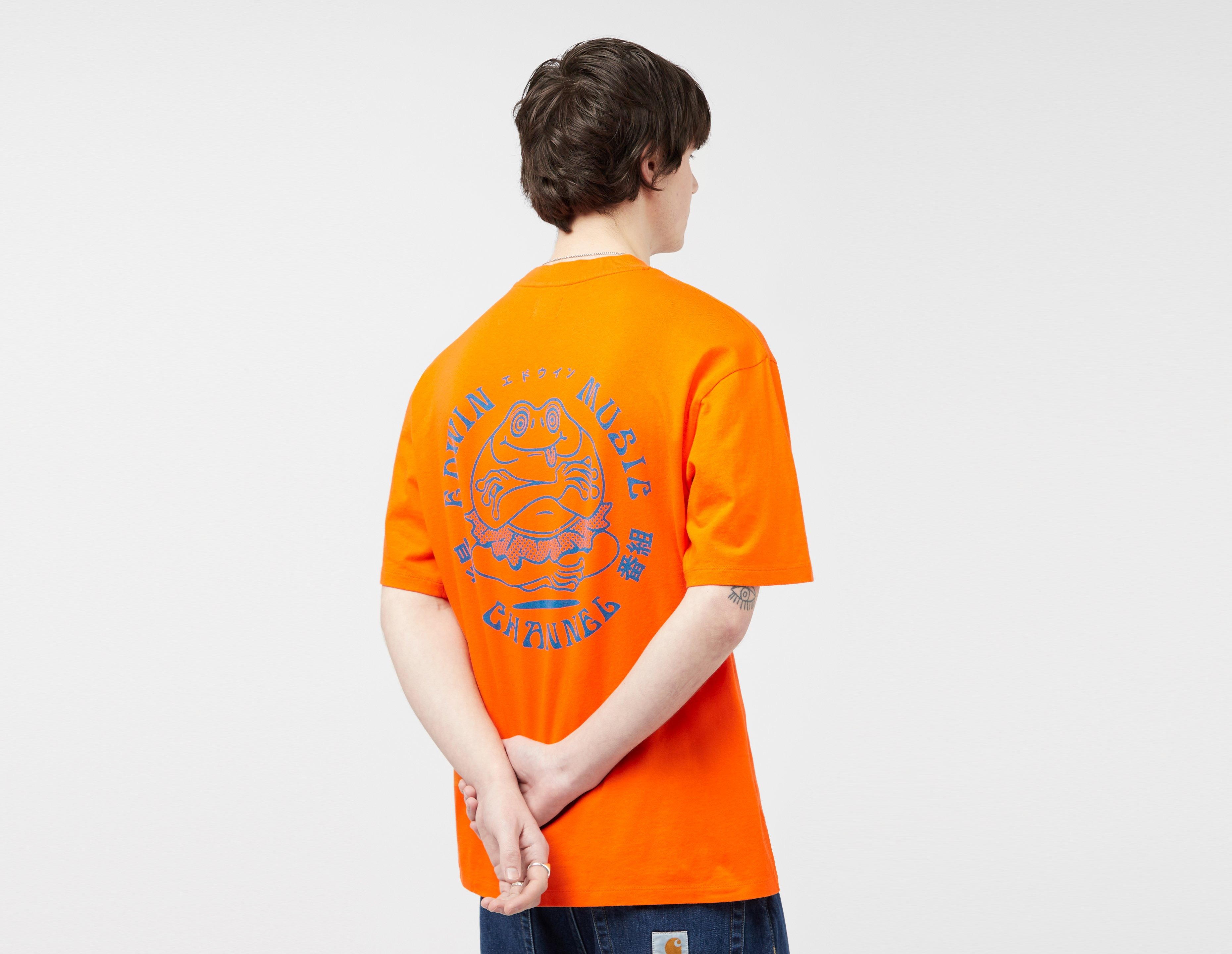 Orange Edwin Music Channel T-Shirt | size?