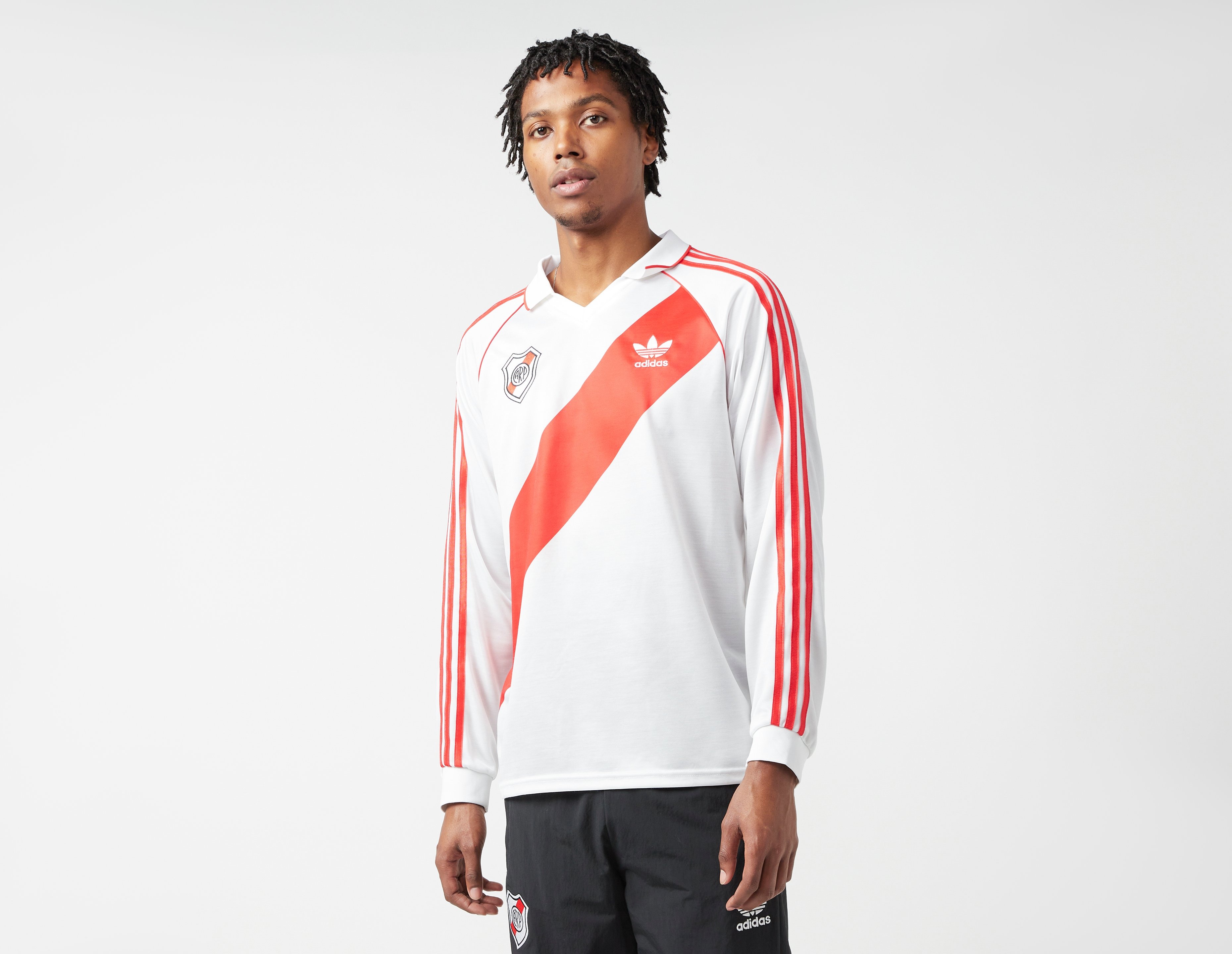 White adidas River Plate 94 Jersey | size?