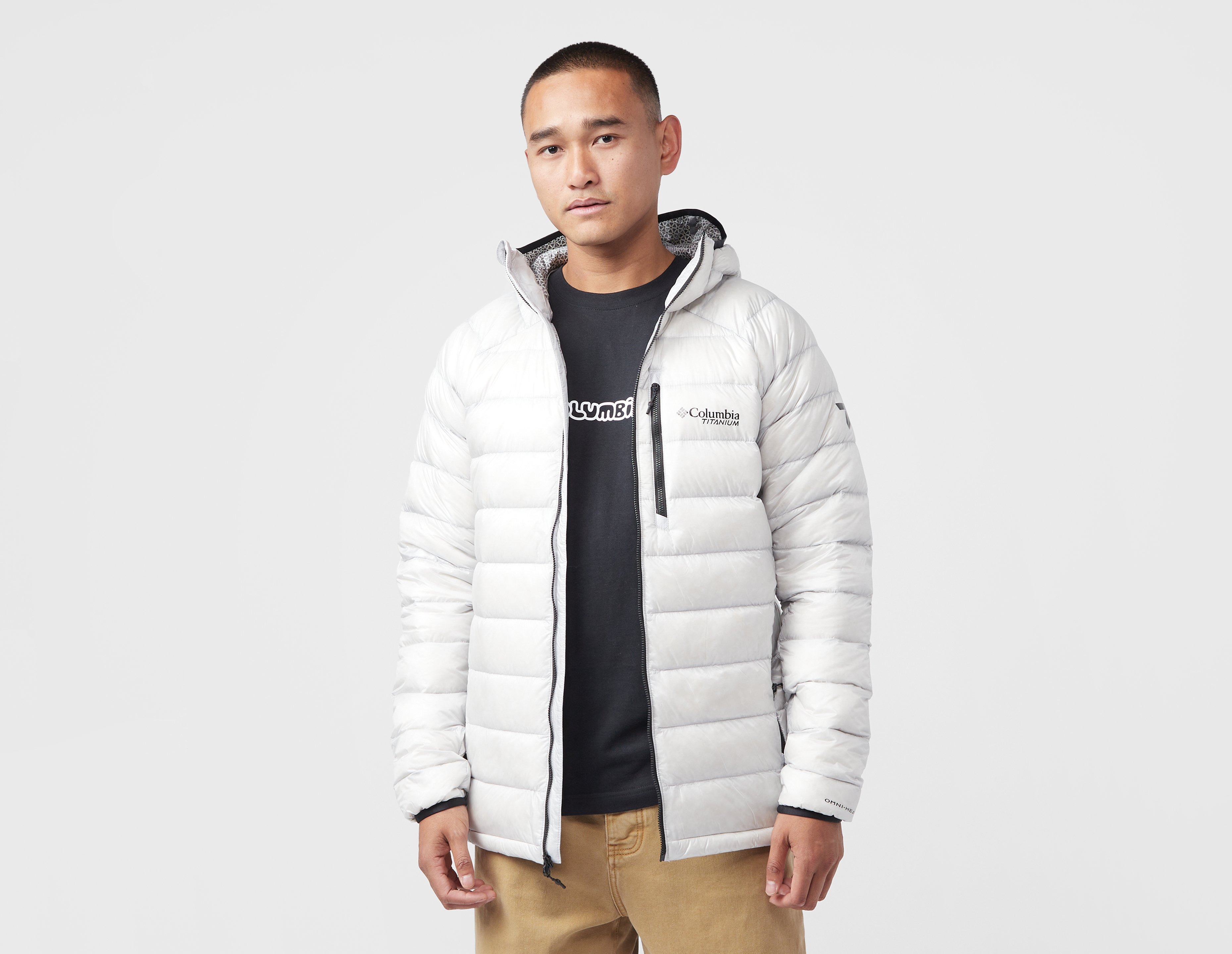 Grey Columbia Arctic Crest Down Jacket | size?