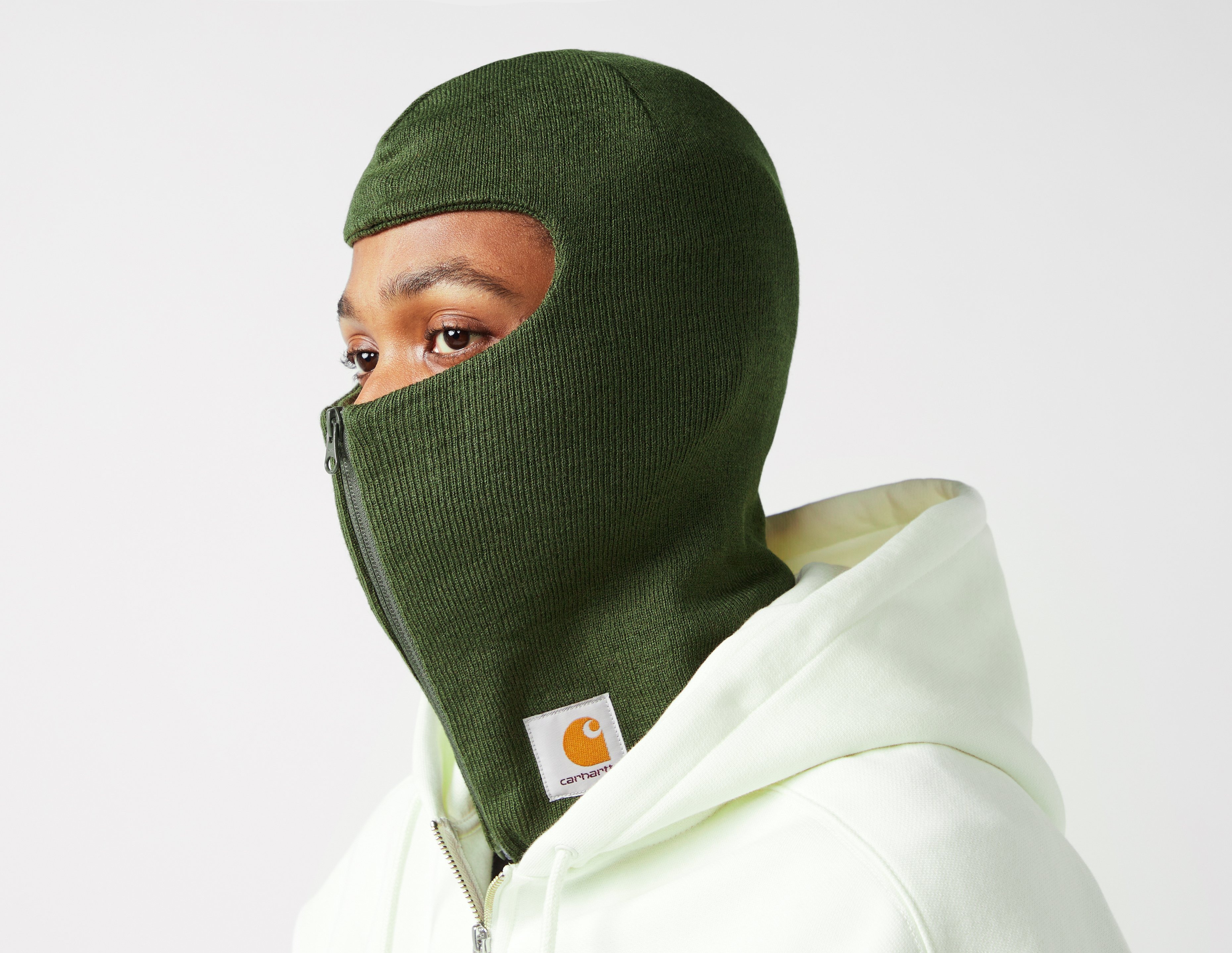 Green Carhartt WIP Zip Mask | size?