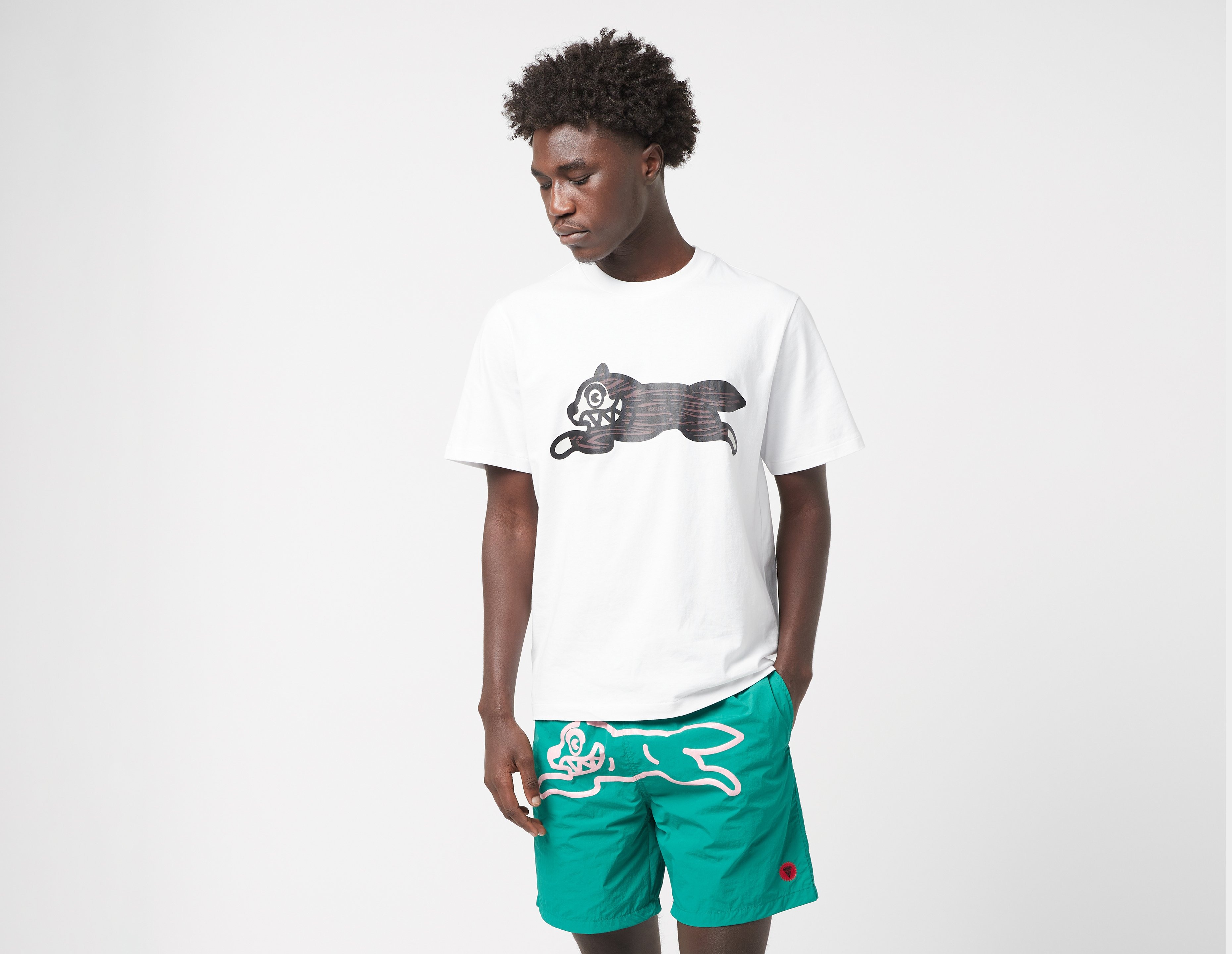 White ICECREAM Running Dog T-Shirt | size?