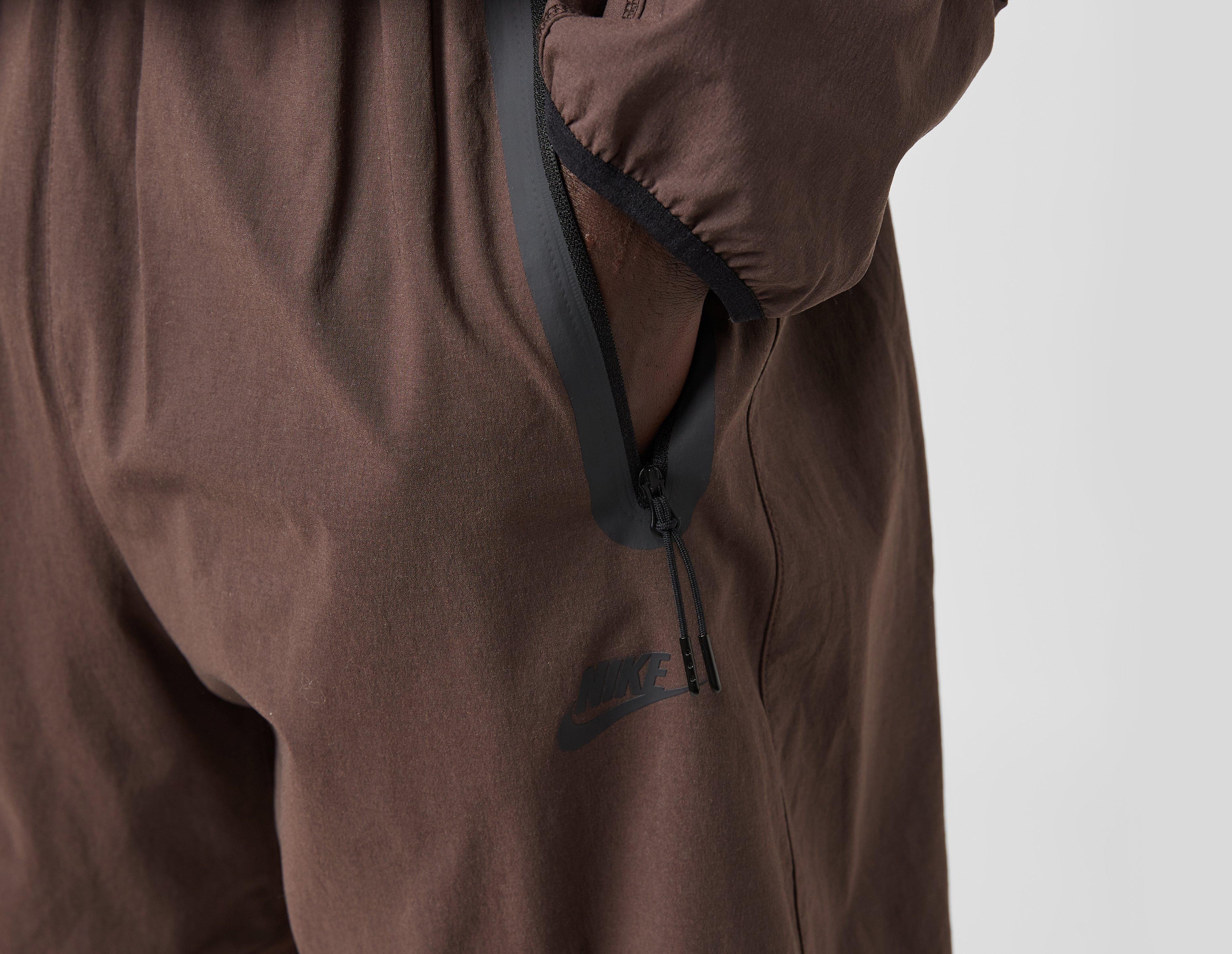 Brown Nike Tech Woven Oversized Trousers | size?