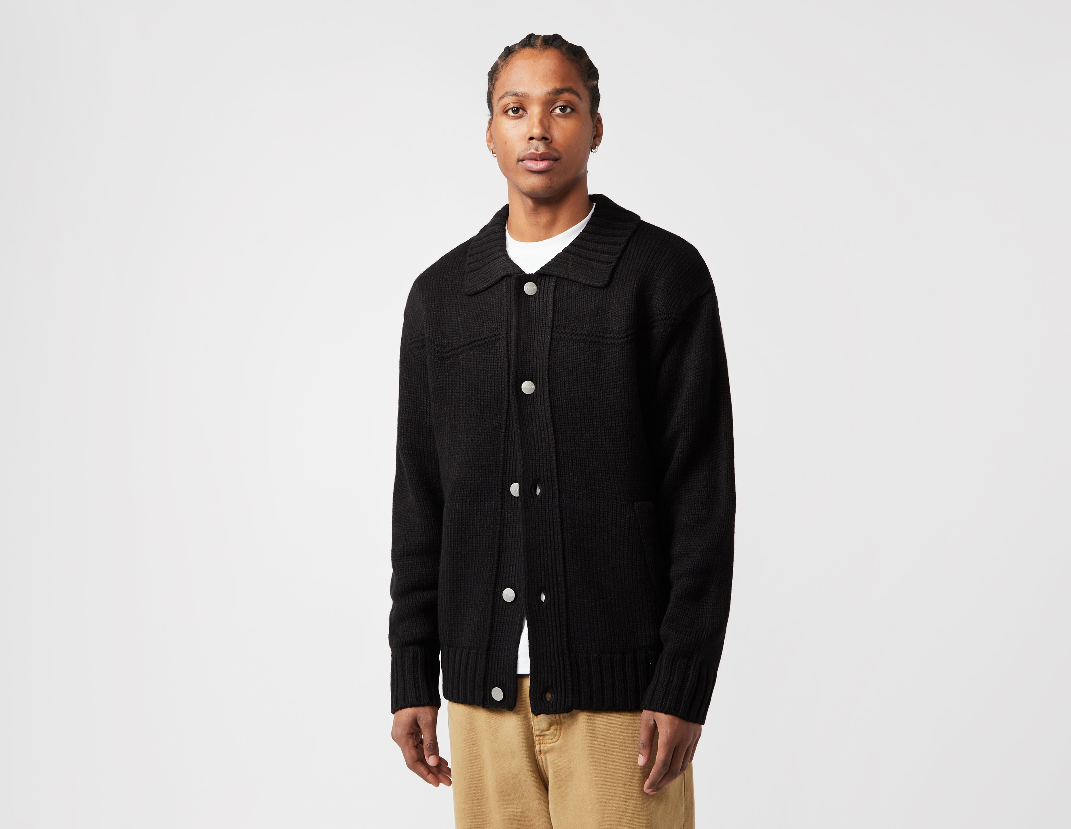 Black Carhartt WIP Santa Fe Cardigan | size?