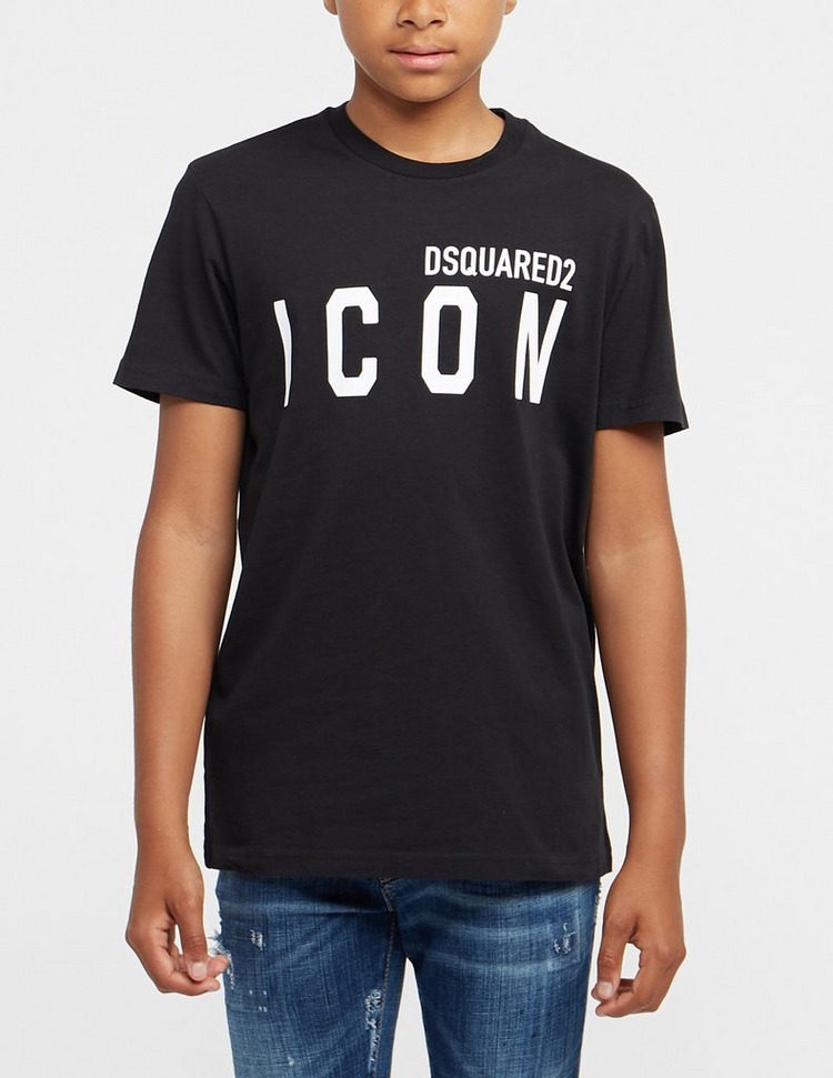 Black Dsquared2 Icon T-Shirt | Tessuti