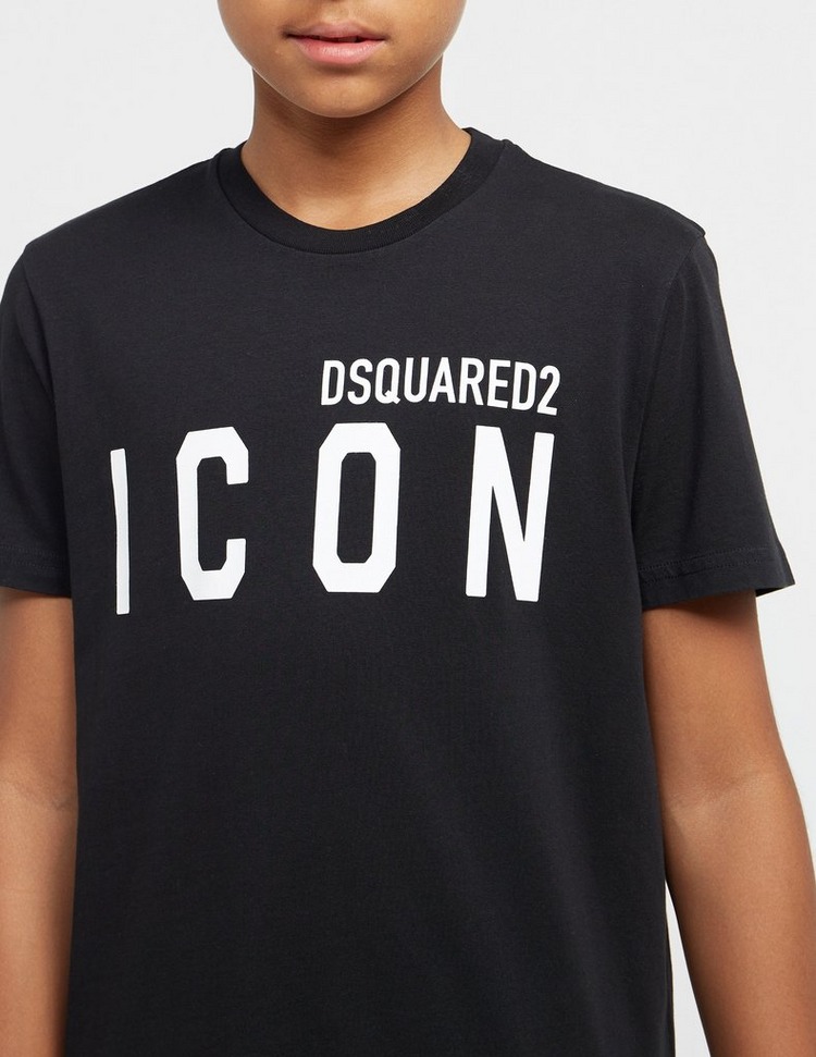Black Dsquared2 Icon T-Shirt | Tessuti