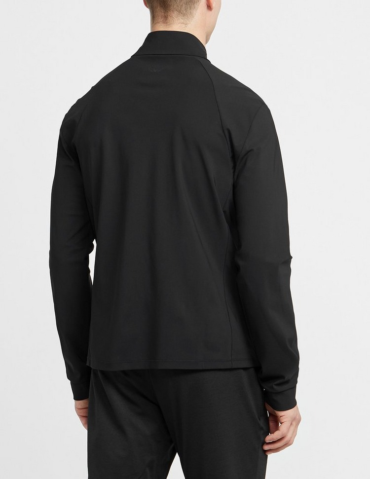 Black Castore Quilted Panel Jacket | Tessuti