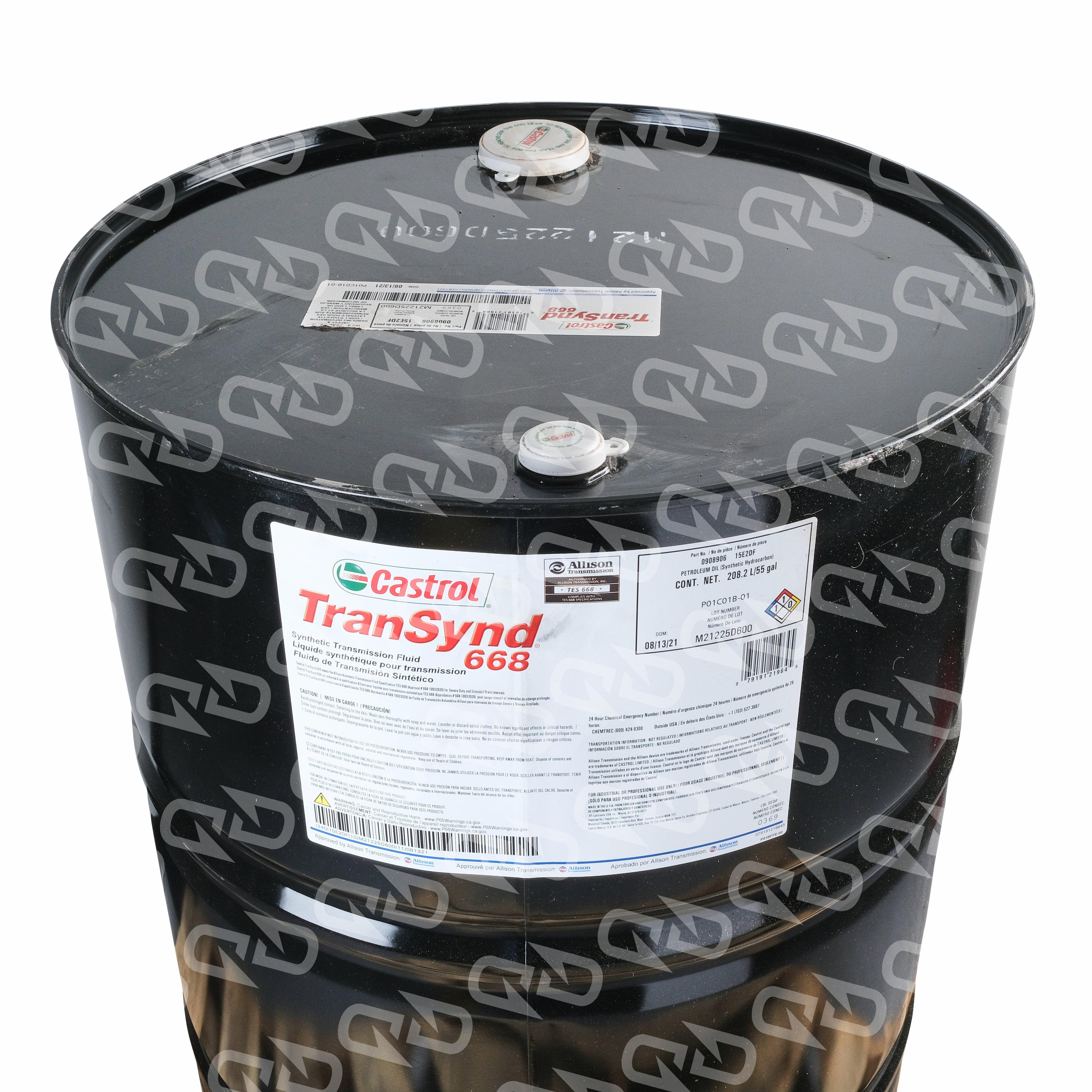 TranSynd 668 Transmission Fluid, 55 Gallon, Backwards Compatible with ...