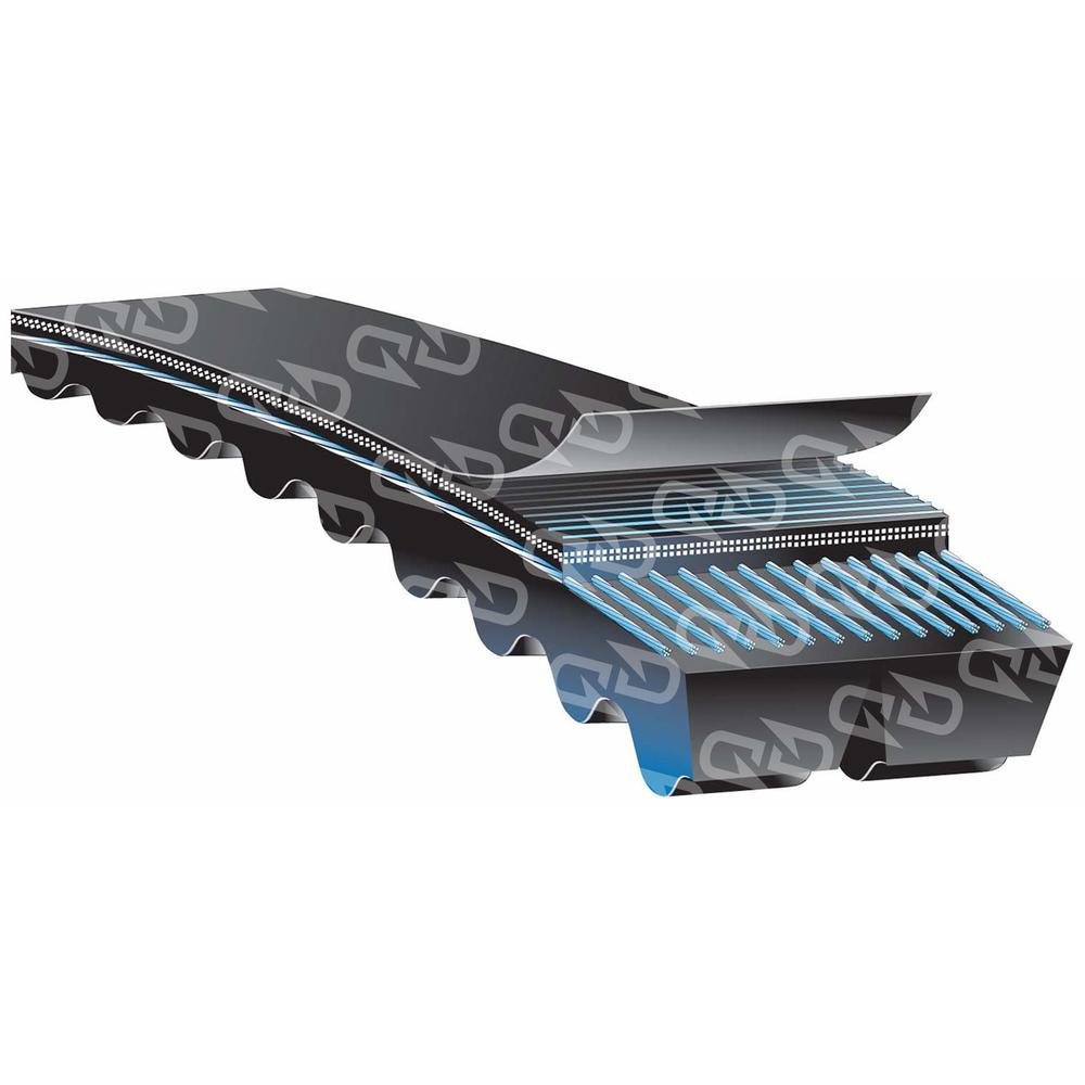 Gates Notch V-Belt, 5VX, 5/8 x 100 in, Two Strands, Narrow Section ...