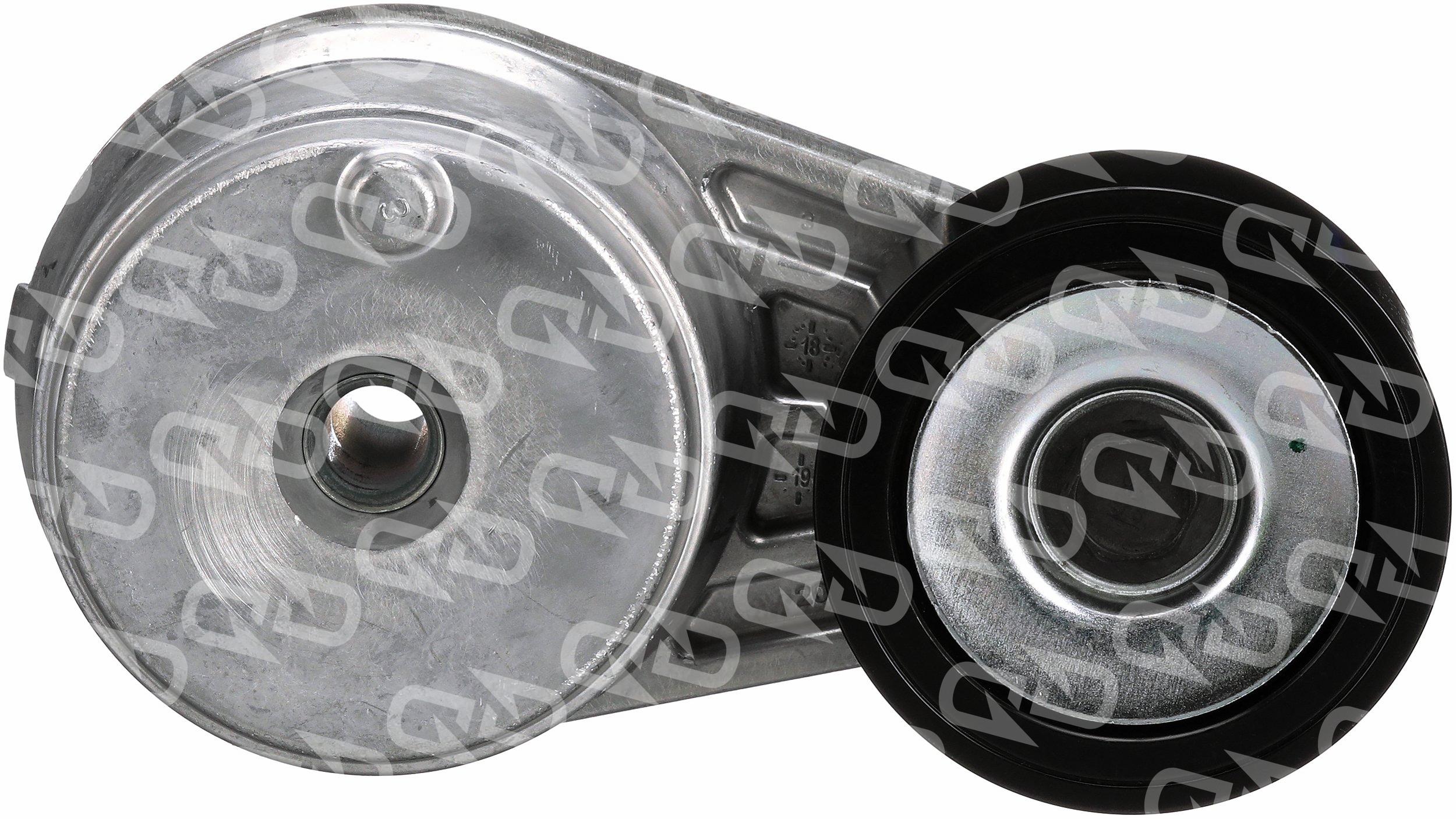 Gates Belt Drive Tensioner, with Bolt, Backside Smooth Steel, 75 x 30 x ...