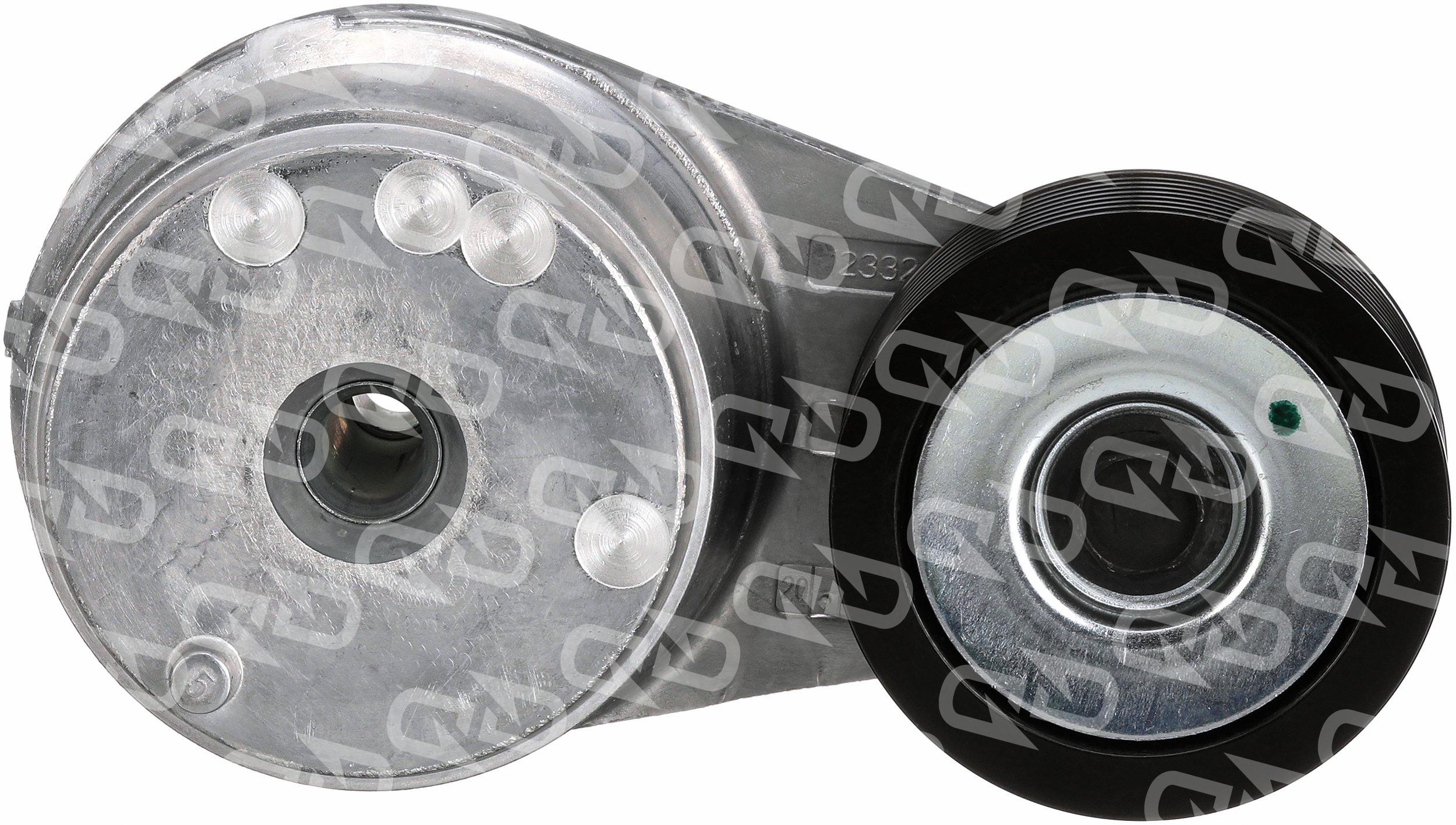 Gates Belt Drive Tensioner, with Bolt, Steel V-Ribbed Eight-Grooved, 76 ...