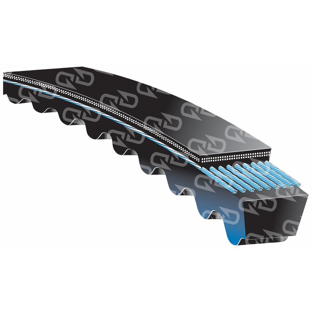 Gates Notch V-Belt, 3VX, 3/8 x 42-1/2 in, Four Strands, Narrow Section ...