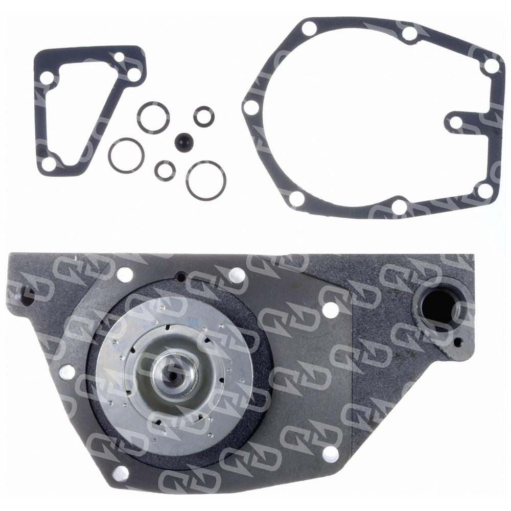 Gates Heavy-Duty Water Pump, Cast Iron, Standard Rotation, Two Outlets ...