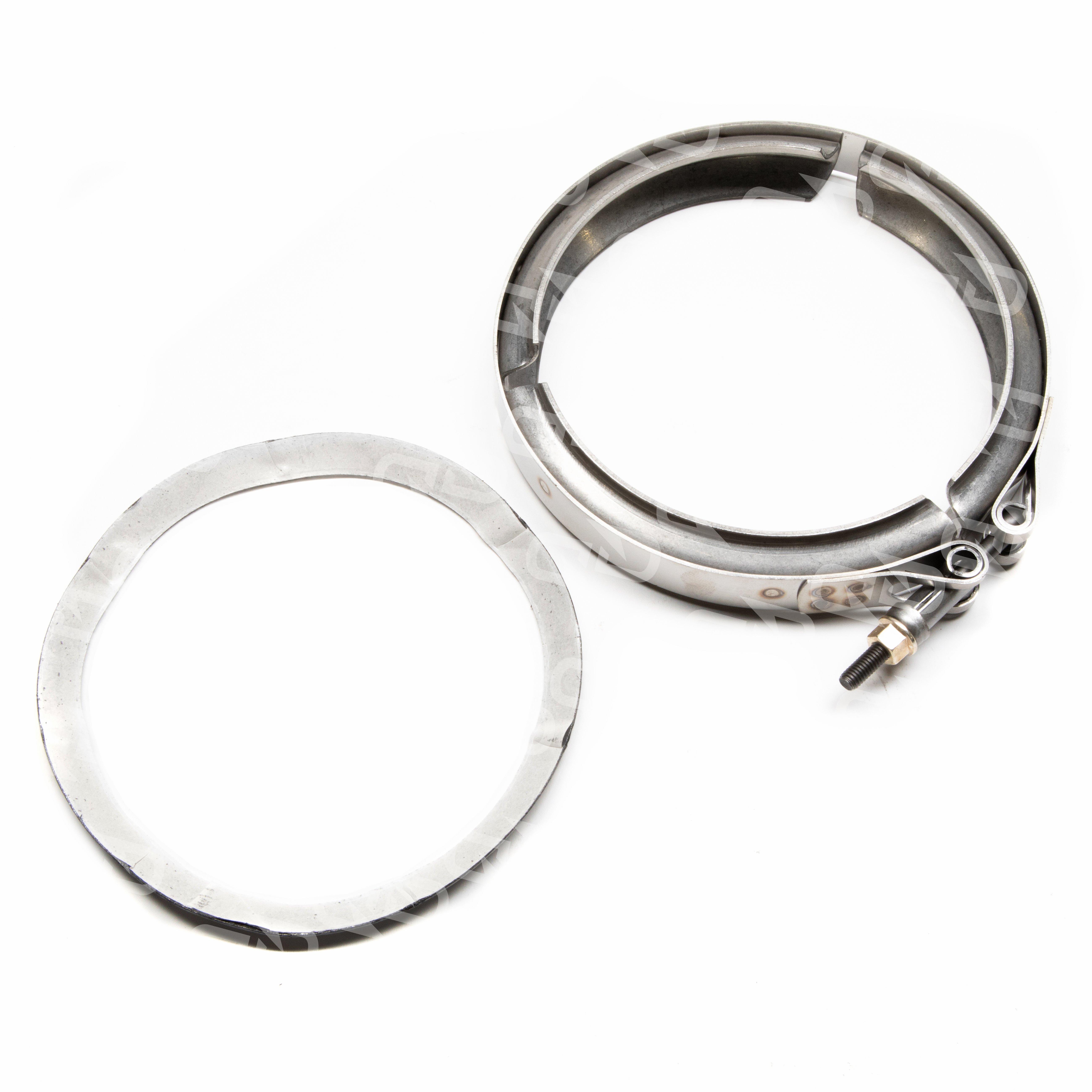 Detroit Exhaust Pipe Clamp Kit, 5 in DDE A0019959702 | Diesel Dash