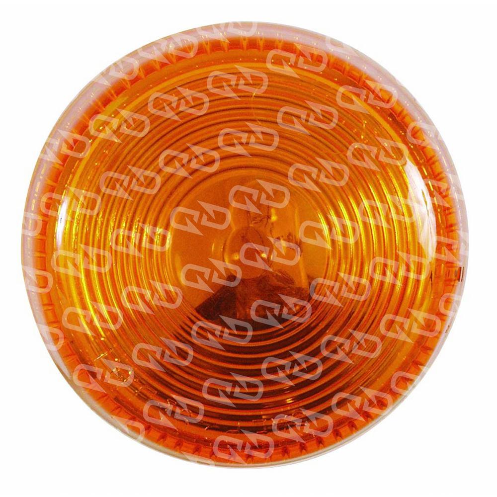 Optronics Amber Marker/Clearance Light, Two-inch Round Incandescent ...
