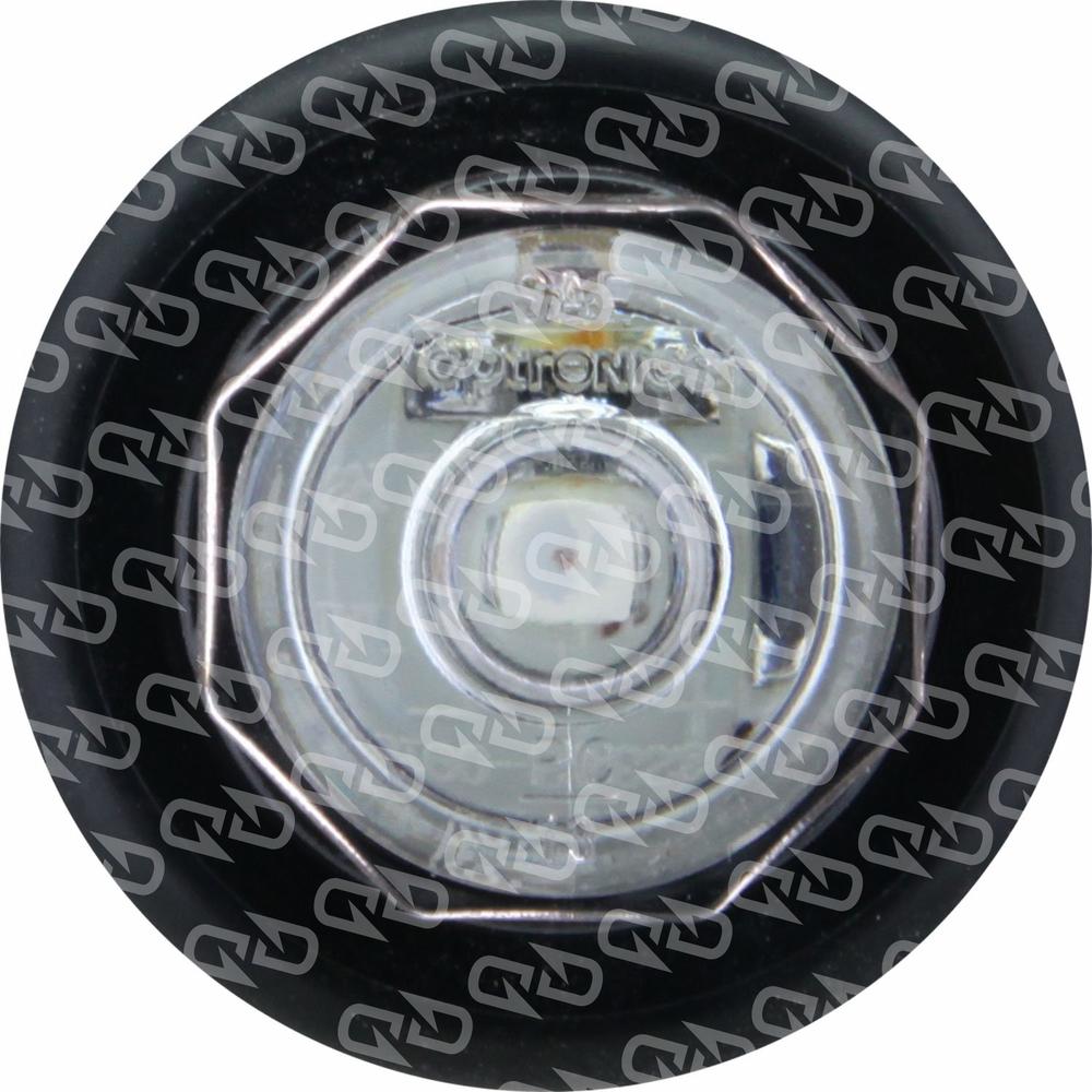 Optronics Clear Lens Red Marker/Clearance Light Kit, 3/4-inch Round LED ...