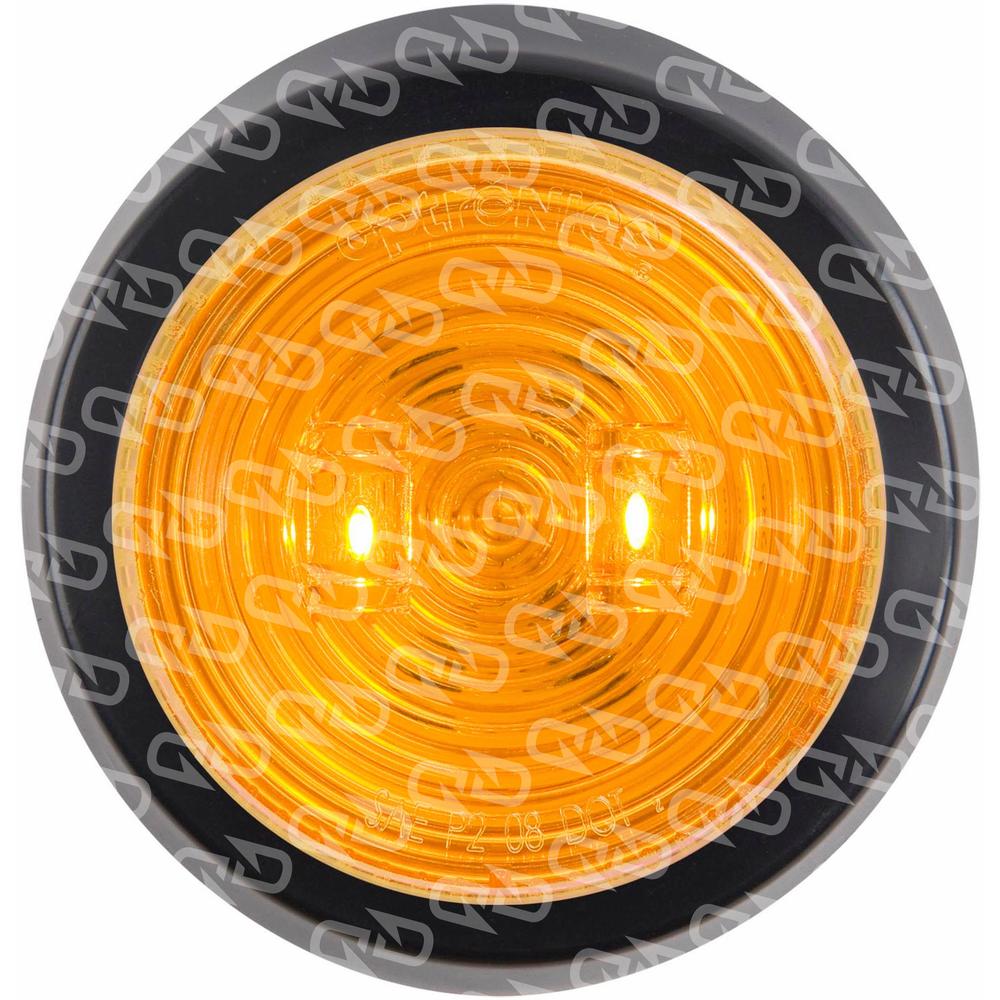 Optronics Amber Marker/Clearance Light Kit, 2.5 inch Round LED, Two ...