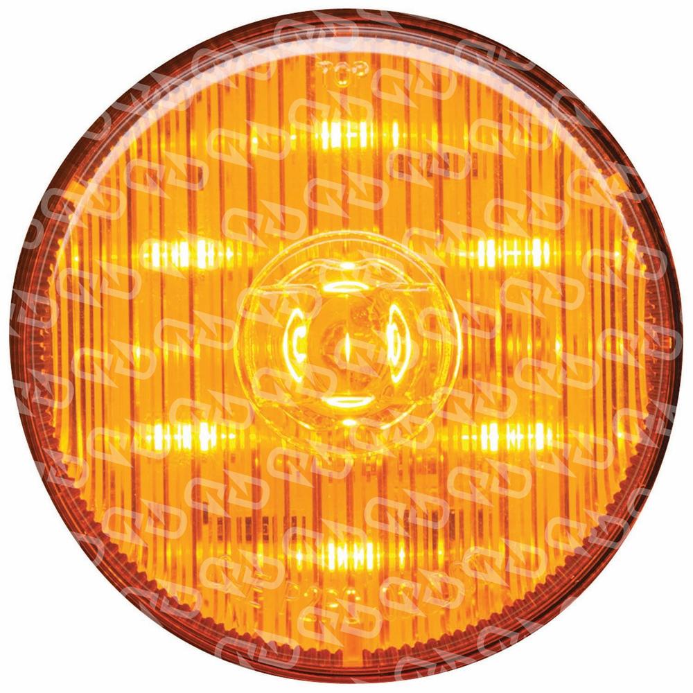 Optronics Amber Marker/Clearance Light, 2.5 inch Round LED, Seven ... Optronics Amber Marker/Clearance Light, 2.5 inch Round LED, Seven ...