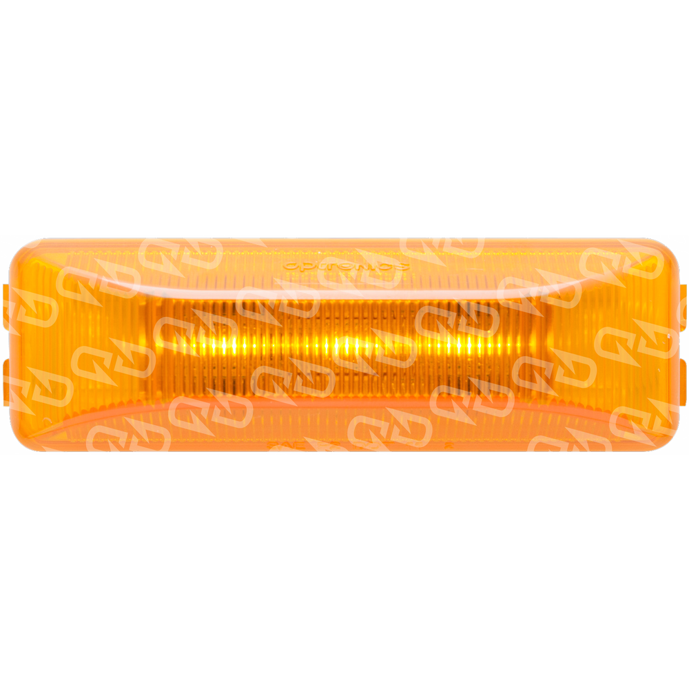 Optronics Amber Marker/Clearance Light, Rectangular LED, Six Diodes OPT ... Optronics Amber Marker/Clearance Light, Rectangular LED, Six Diodes OPT ...
