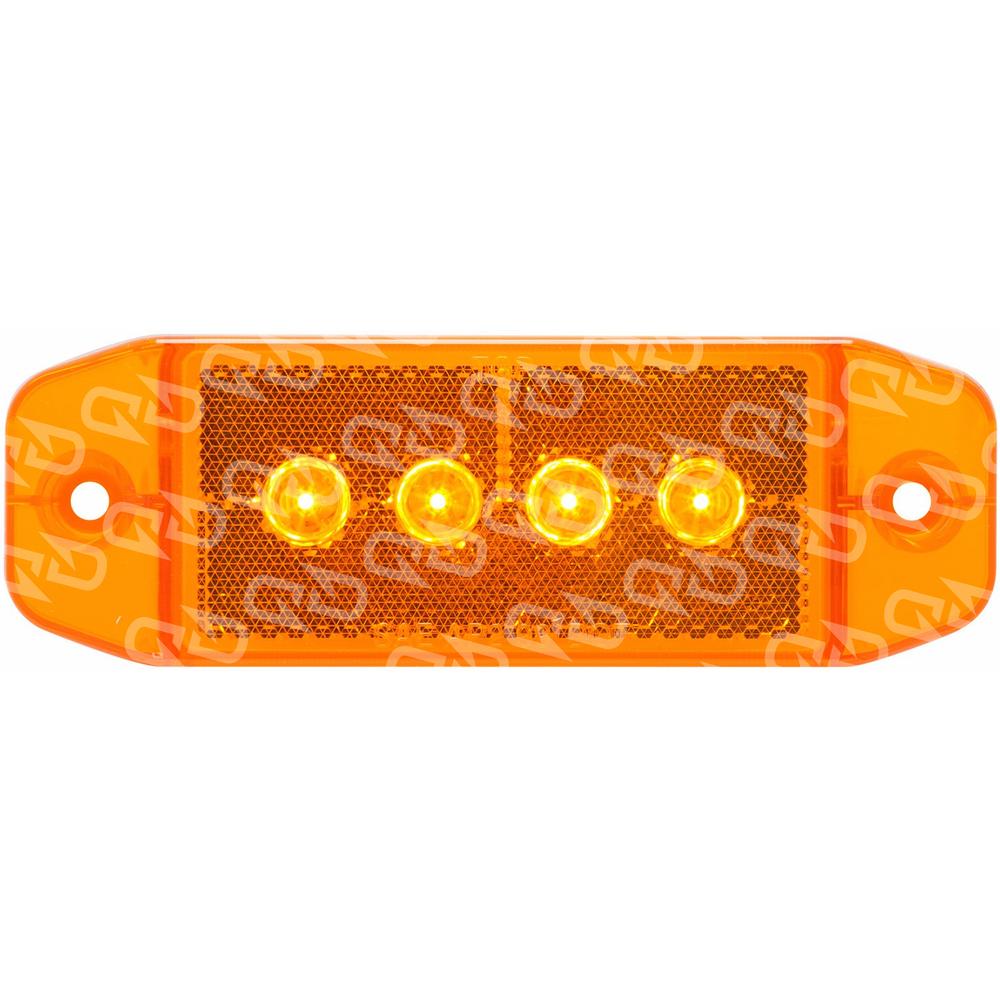 Optronics Amber Marker/Clearance Light, Rectangular LED, Surface Mount ...