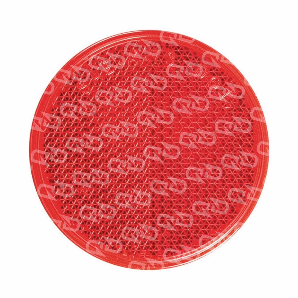 Optronics Red Reflector, 2-inch Round, Adhesive Mount OPT RE37RB ...