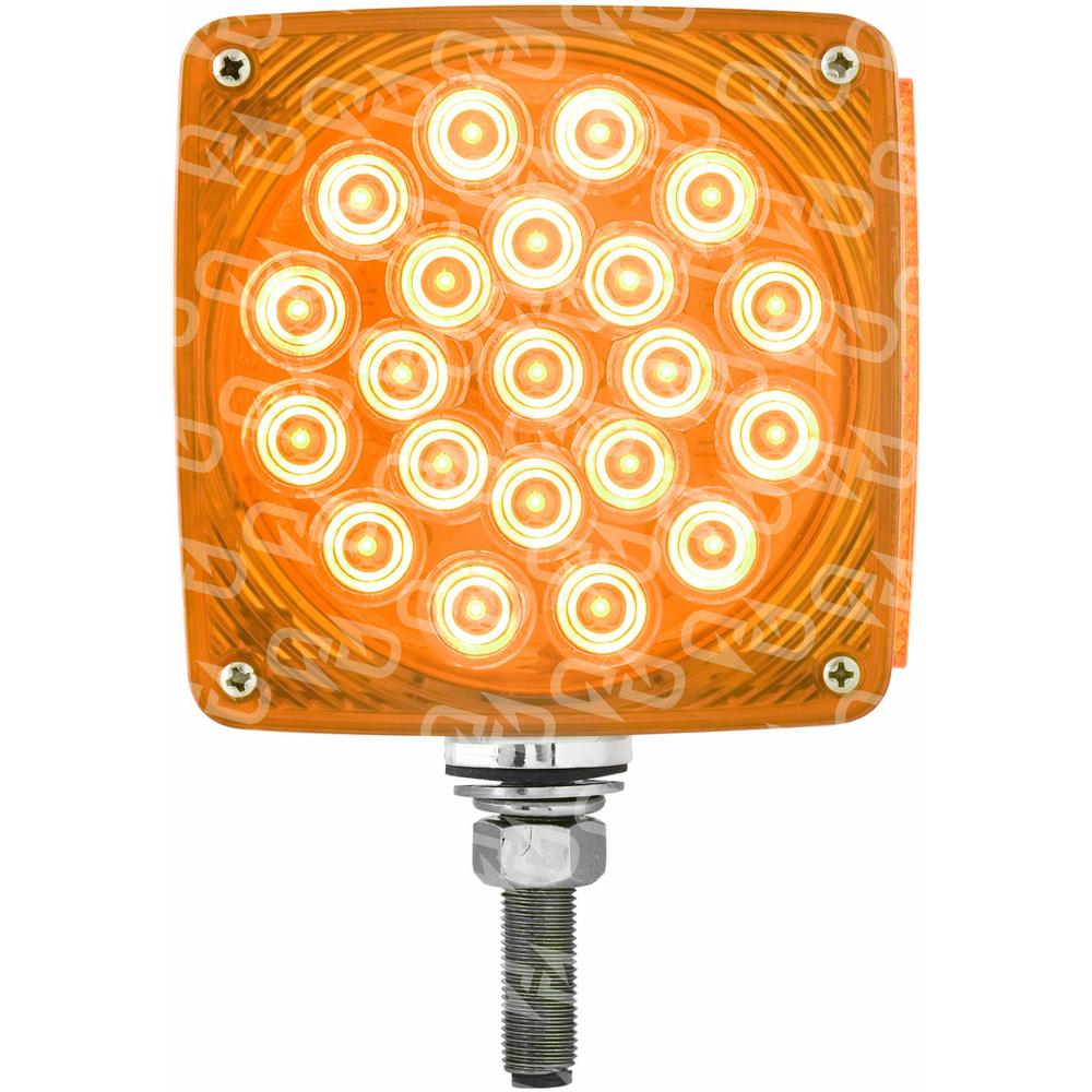 Optronics LED Pedestal-Mount Amber/Red Light, Driver Side, 42 Diodes ...