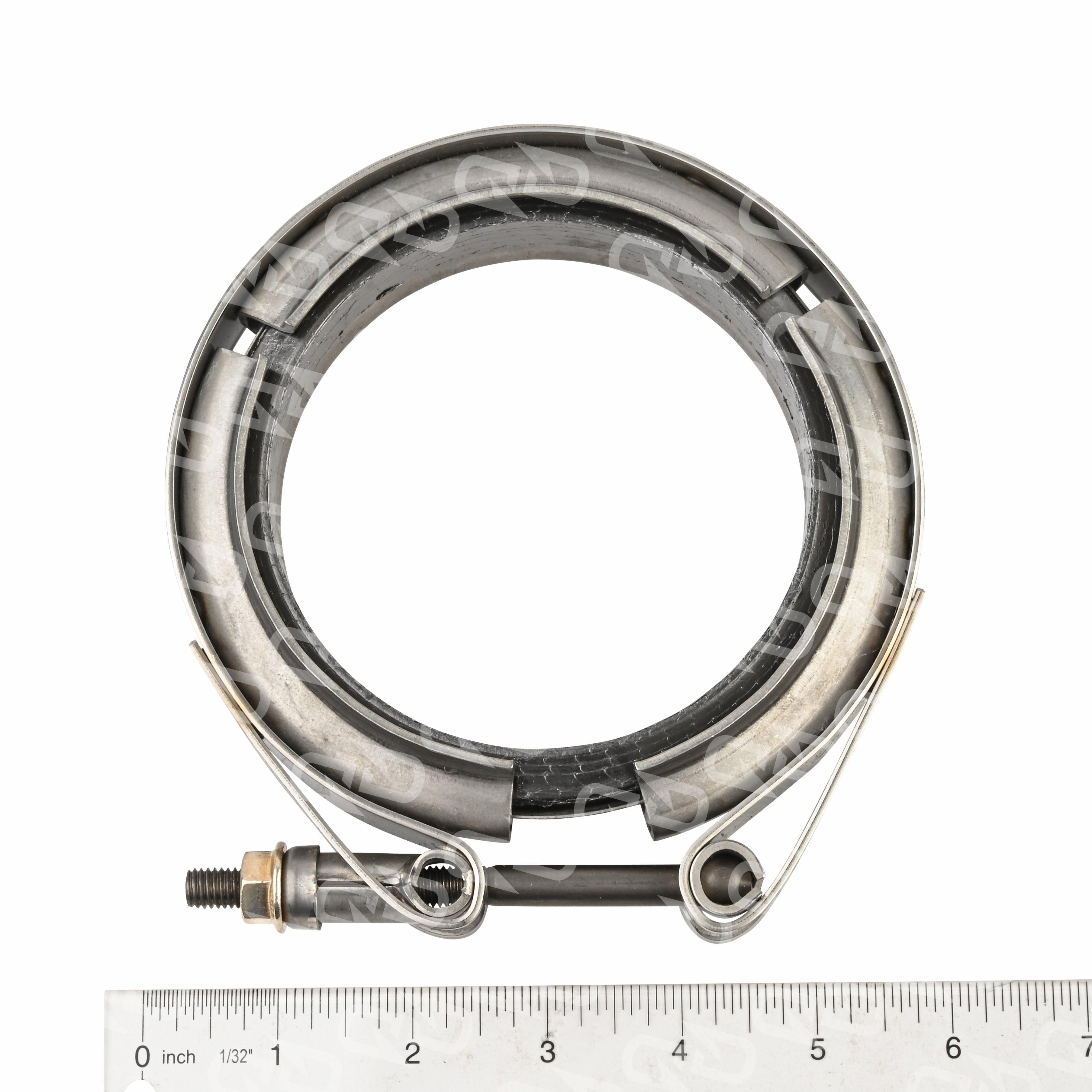 Freightliner Exhaust Clamp, 4 in TCX AMS014AM | Diesel Dash