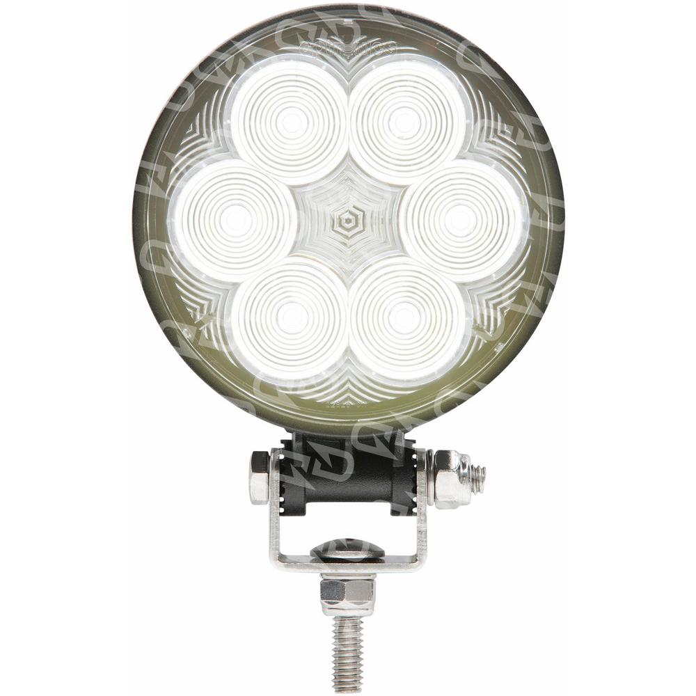 Optronics LED Flood/Work Light, 4-inch Round, Six Diodes OPT TLL44FBP ...