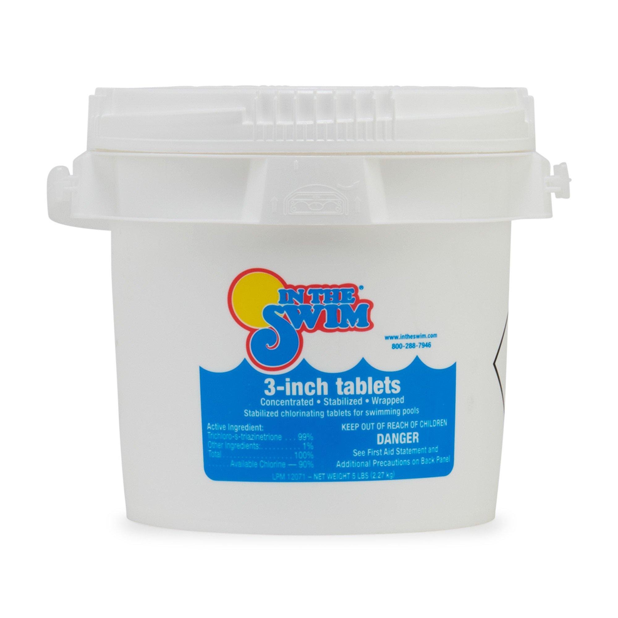 In The Swim 3 Inch Pool Chlorine Tablets, 5 lbs | In The Swim