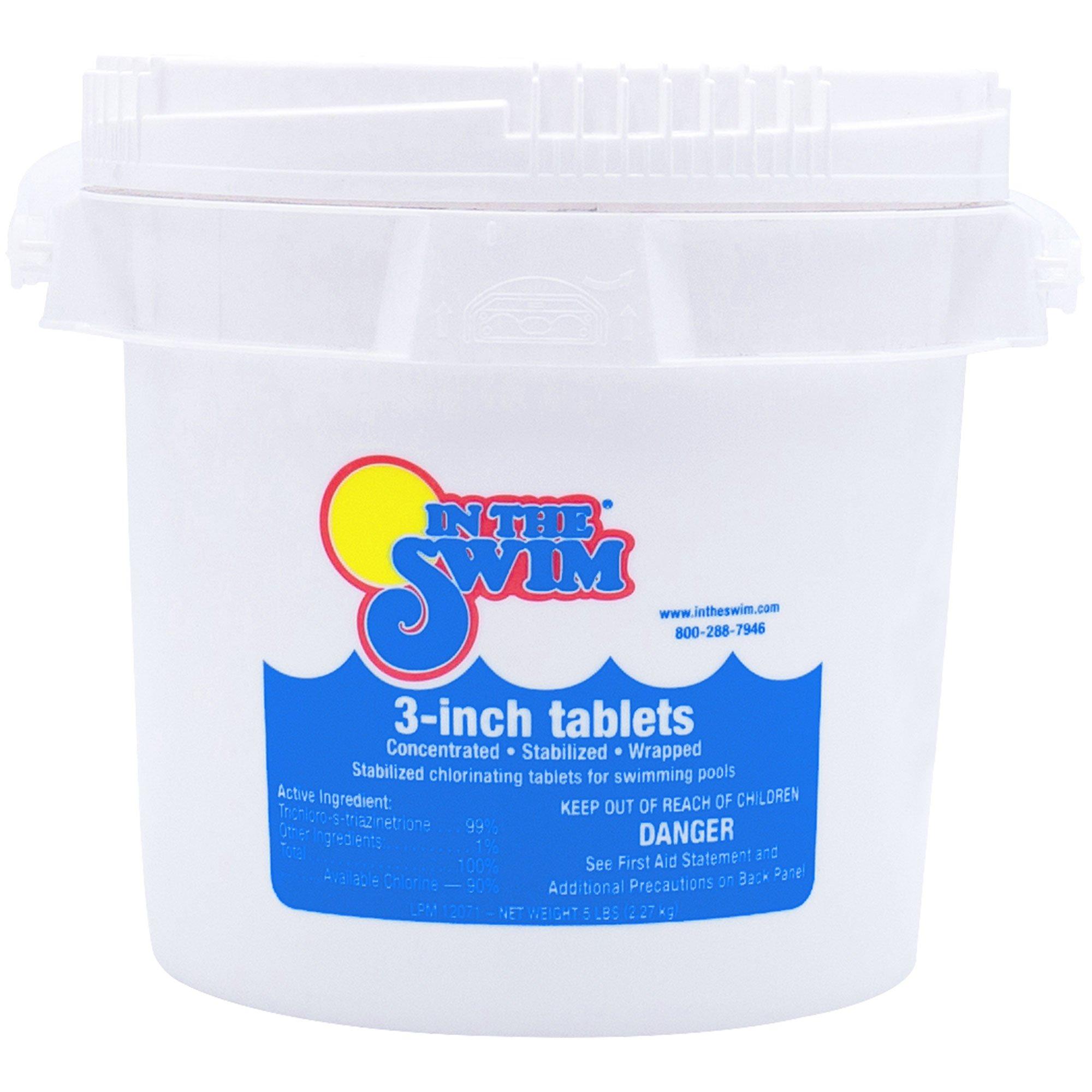 In The Swim 3 Inch Pool Chlorine Tablets, 5 lbs | In The Swim