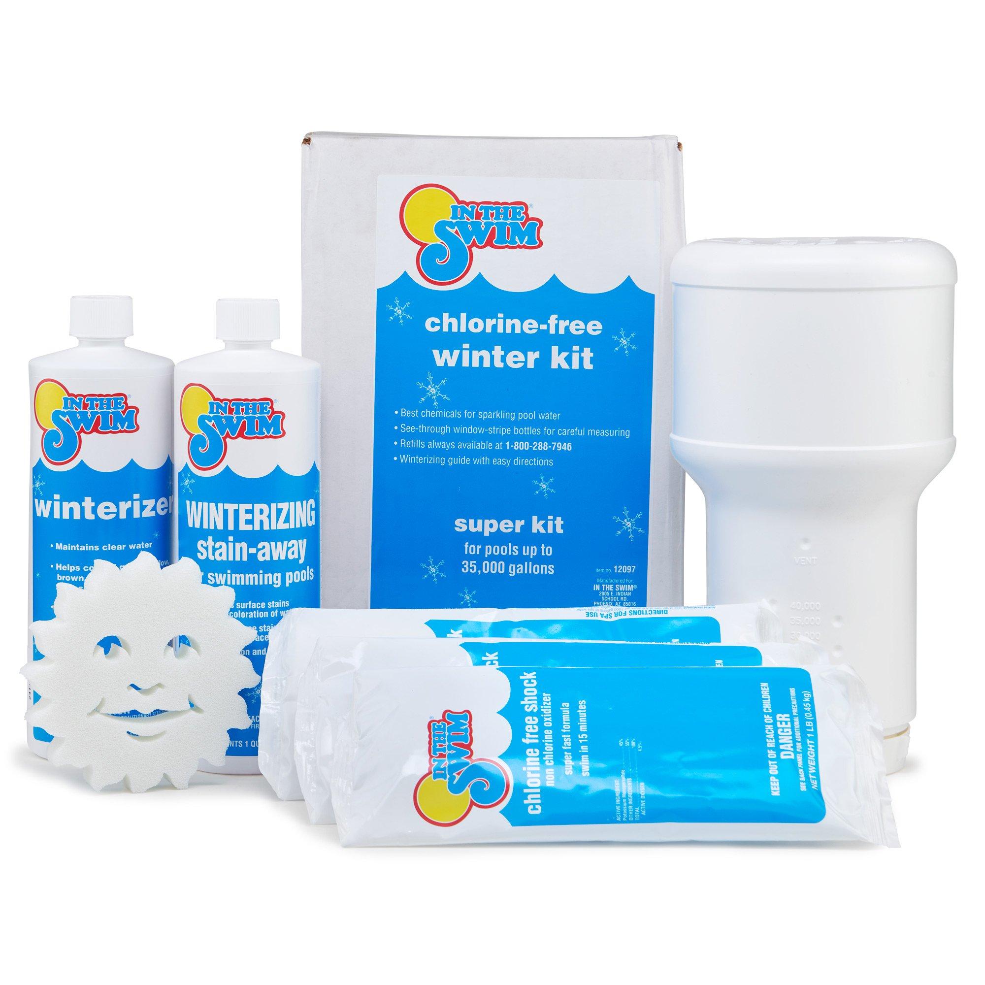 In The Swim Pool Closing Kit - Winterizing Chemicals for Above Ground ...