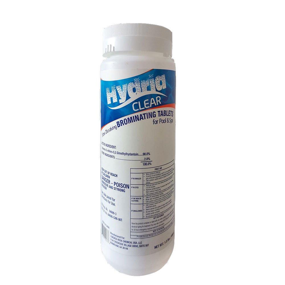 Hydria Clear 1 Inch Bromine Tablets, 1.5 lbs. | Leslie's Pool Supplies