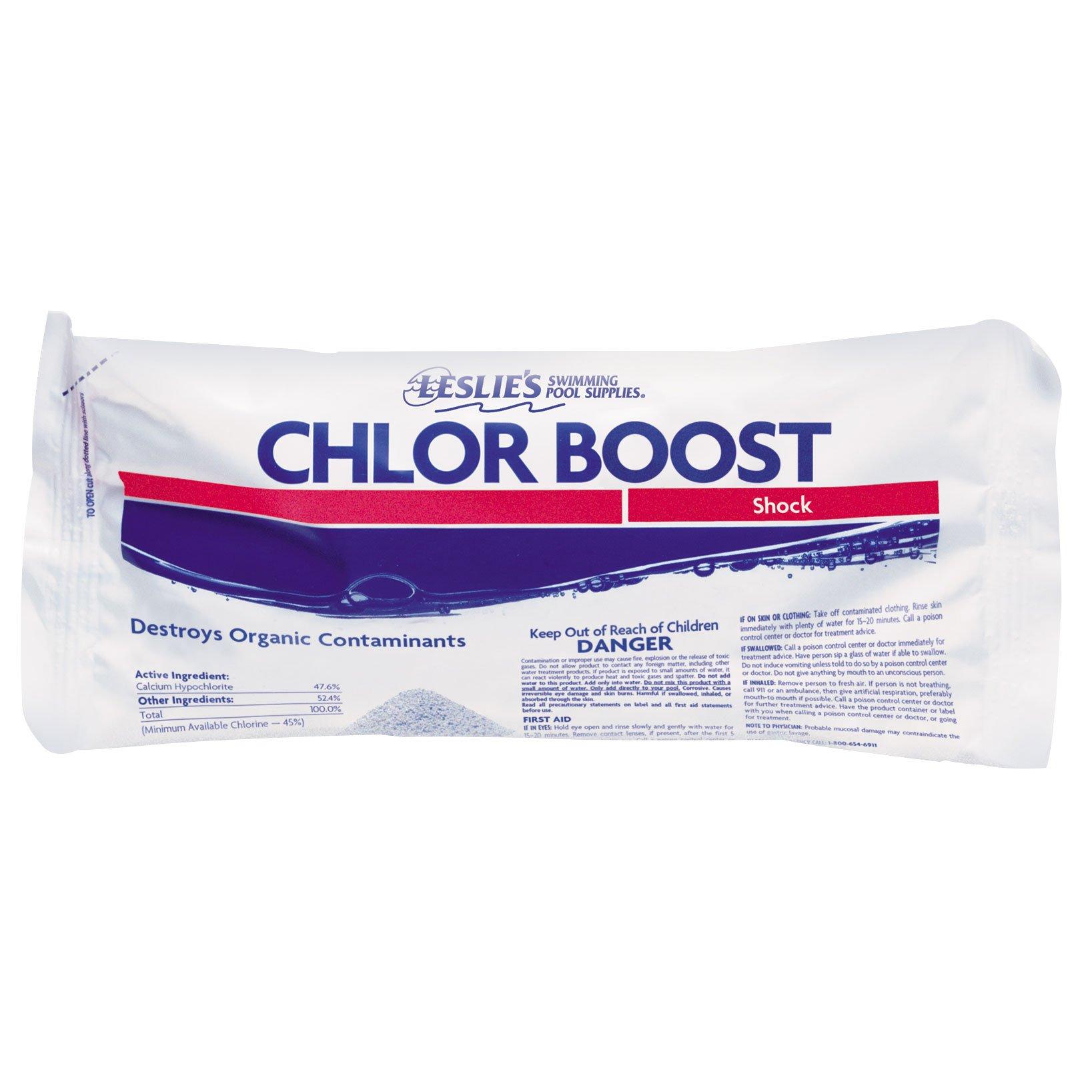 Leslie's Chlor Boost Calcium Hypochlorite Pool Shock, 1 lb. Bag ...