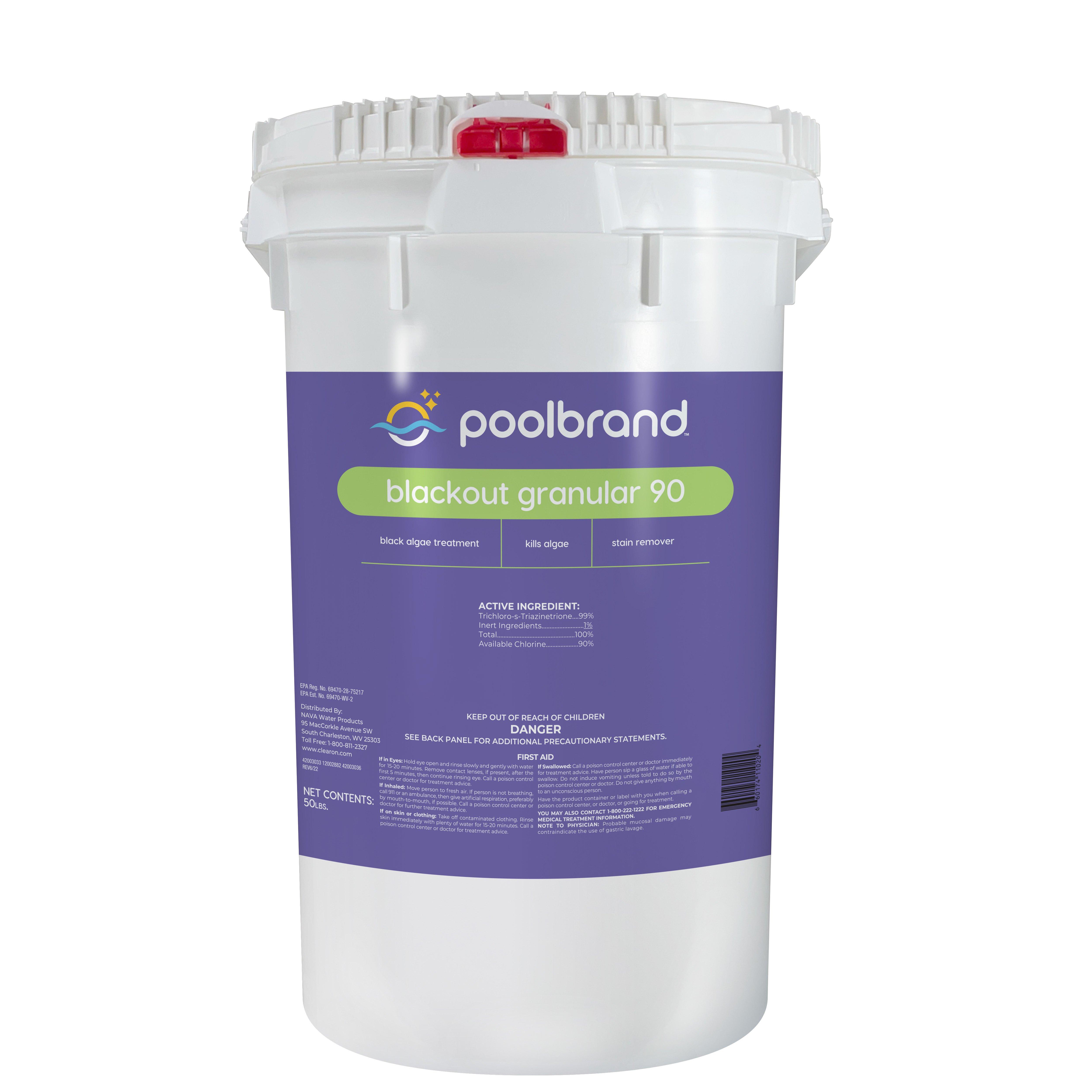 Pool Brand Blackout Granular 90 Trichlor Pool Shock, 50 lbs | Leslie's ...