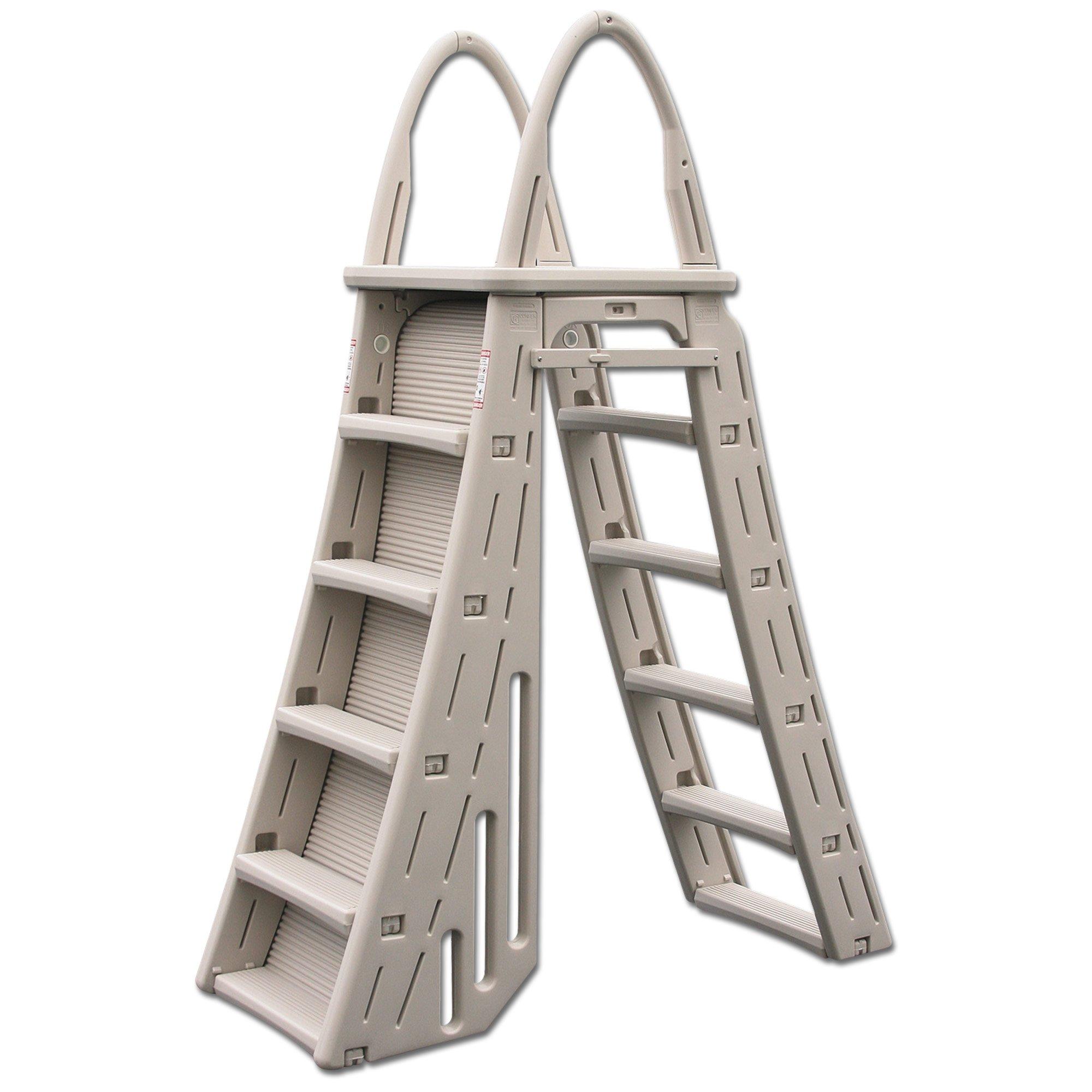 7200 Roll-Guard A-Frame Safety Ladder | Leslie's Pool Supplies