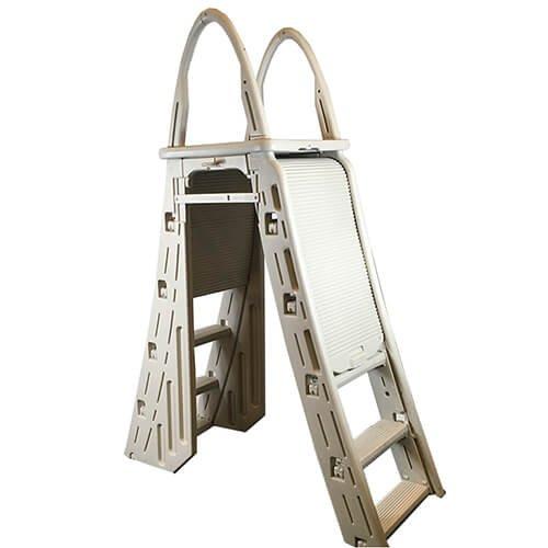 7200 Roll-Guard A-Frame Safety Ladder | Leslie's Pool Supplies