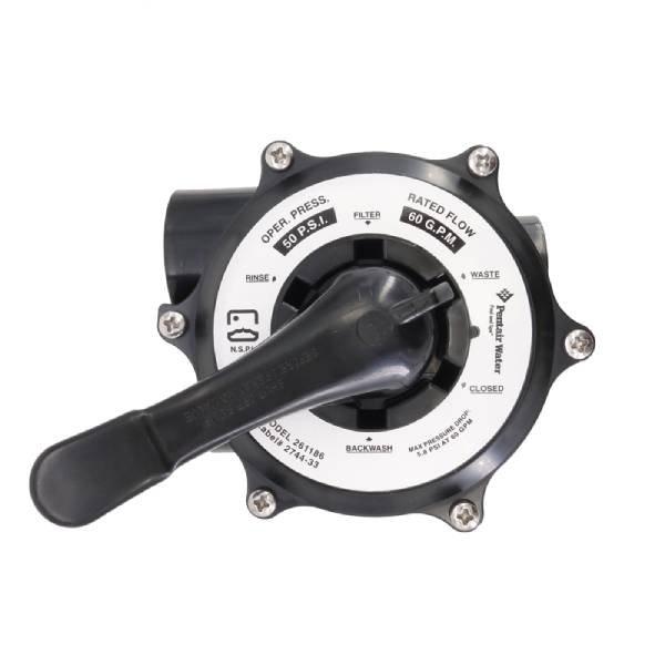 261186 Top Mount Multiport Valve 1-1/2" Ports with Clamp and O-ring ...