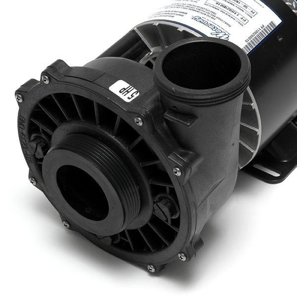 Executive 56-Frame 5HP Single-Speed Spa Pump, 2-1/2in. Intake, 2in ...