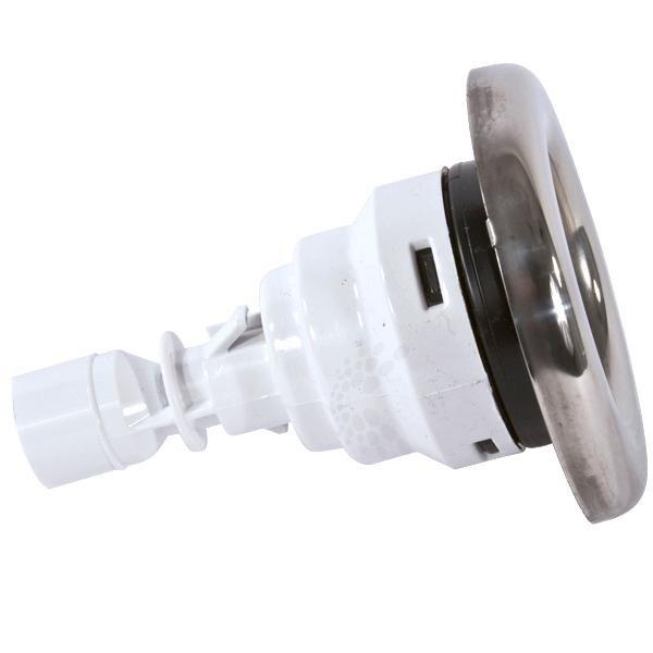 Poly Storm Roto Snap-In Spa Jet Internal with Metal Escutcheon, Black ...