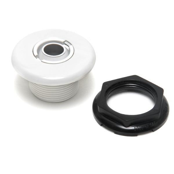 Balboa Micro Jet Wall Fitting Assembly with Nut White